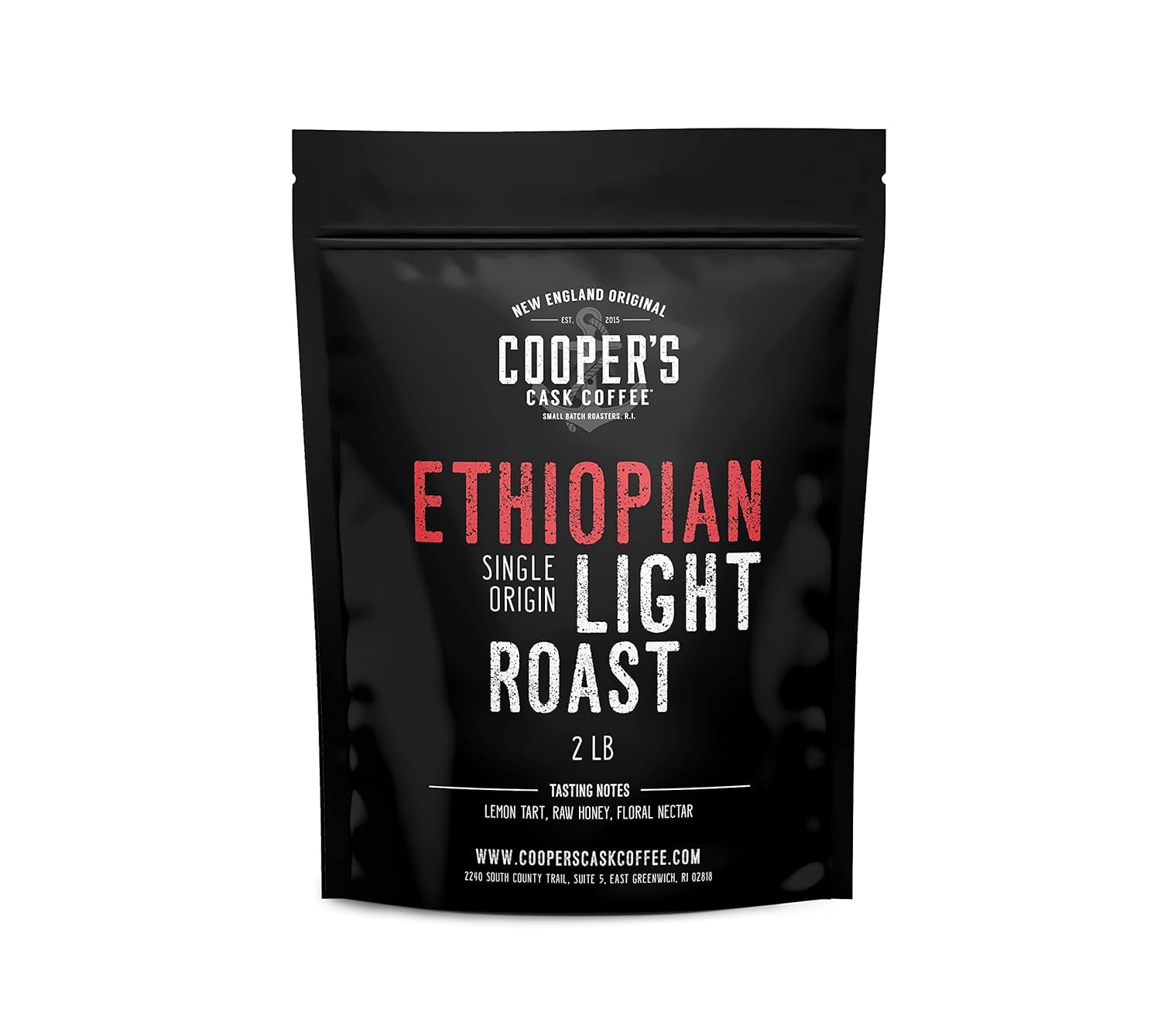 Ethiopian Bold Light Roast Grade 1, Ground Coffee, Natural Dry ...
