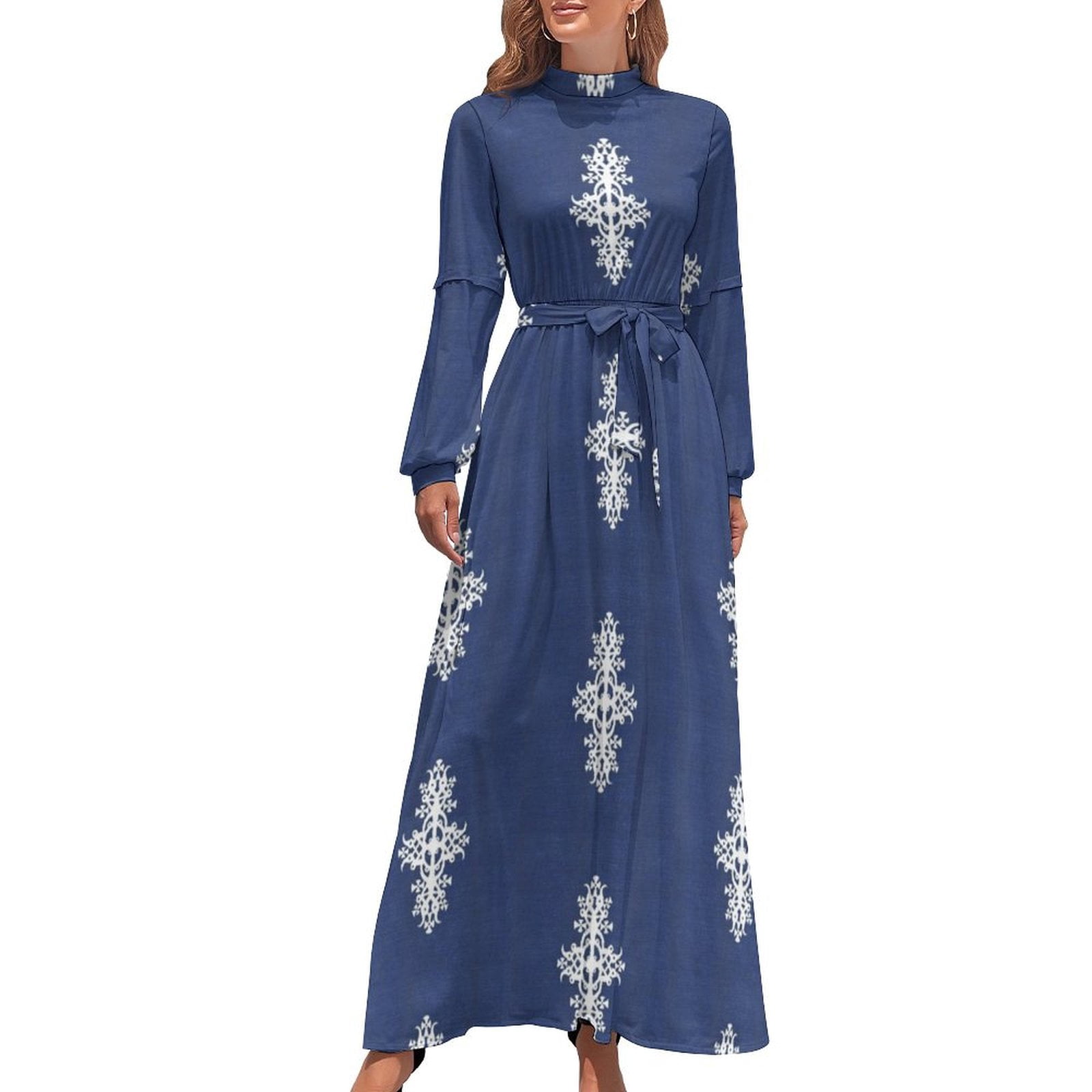 Ethiopian Cross 3 Long Dress dresses for woman women's summer dresses ...