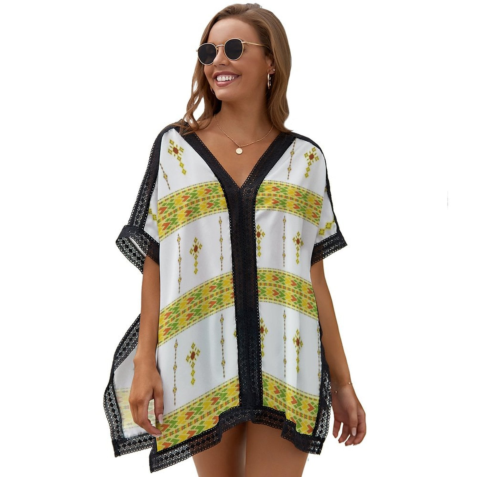 Ethiopian Habesha Tibeb Telet Women's Swimsuit Coverup Summer Beach ...