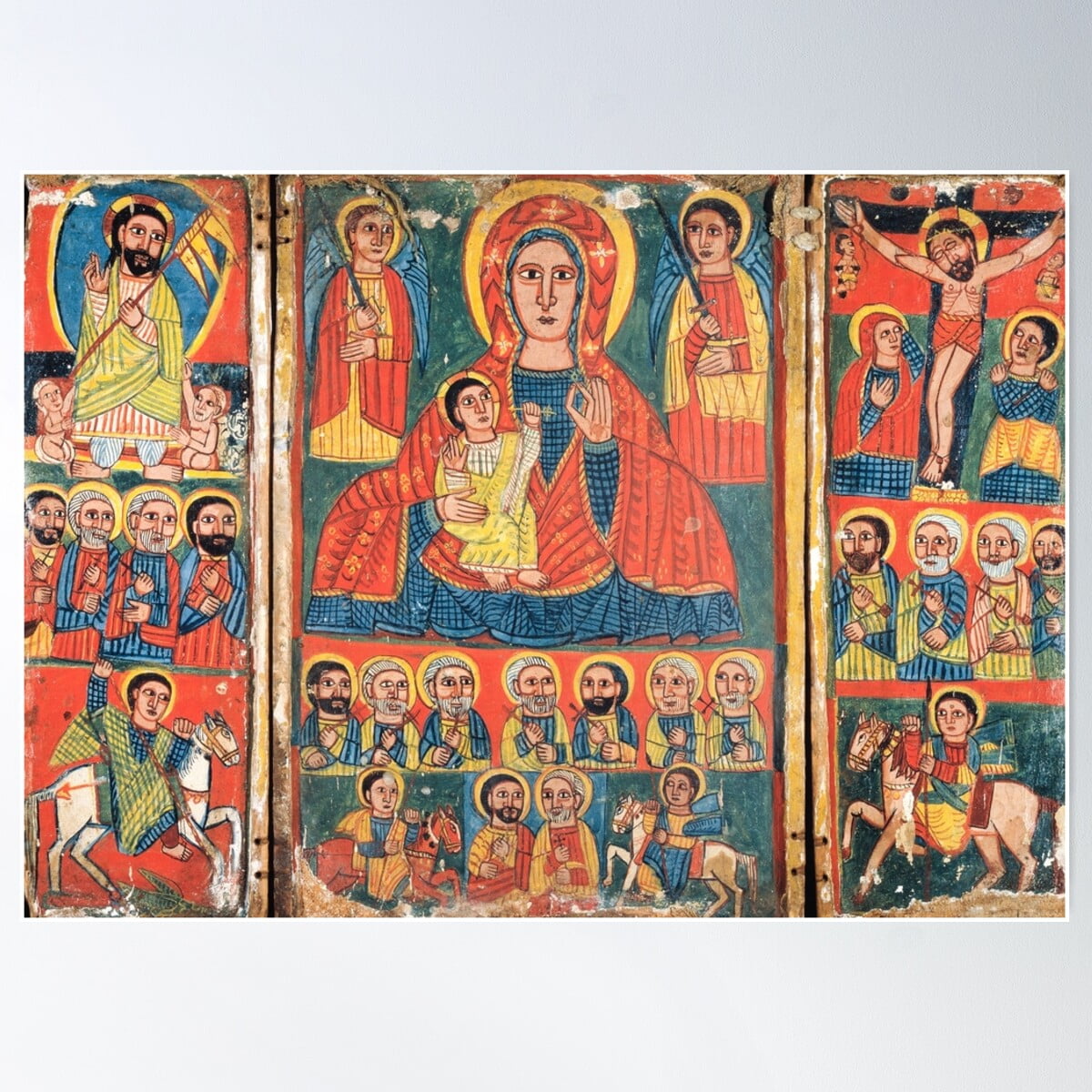 Ethiopian Orthodox Icon, 16Th Century Poster Wall Art, Modern Wall ...