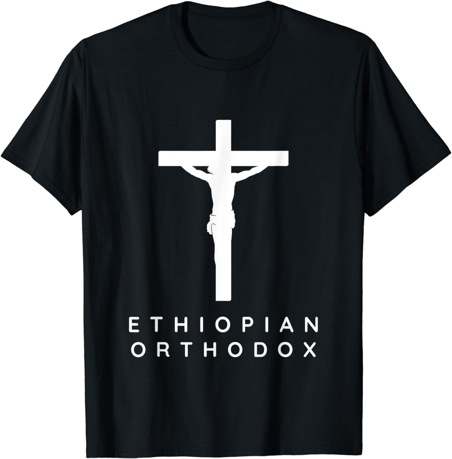 Ethiopian Orthodox / Orthodox Christian Modern Font Design Cotton T ...