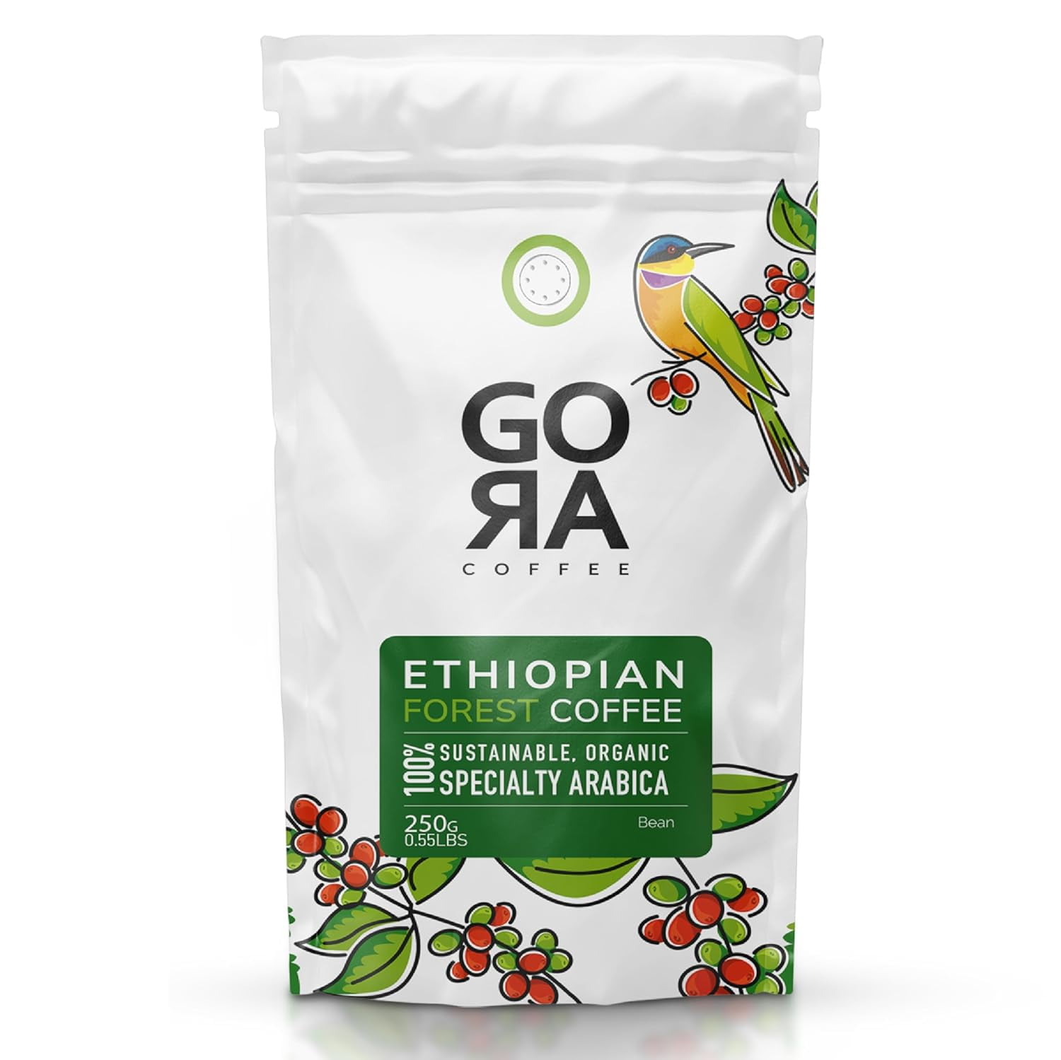 Ethiopian Roast Whole Bean – Organic Arabica from Ethiopia – Mycotoxin-Free, Single Origin ...