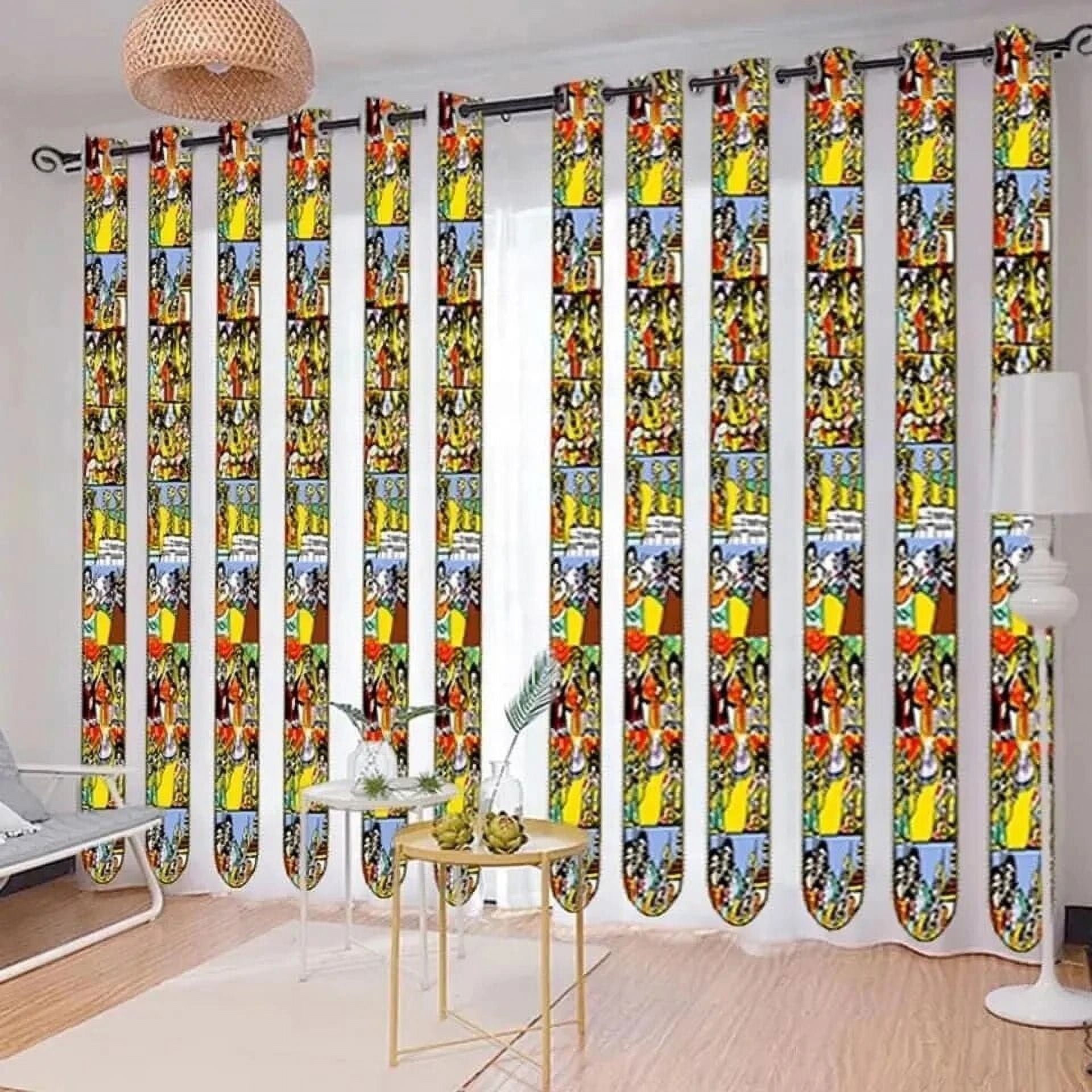 Ethiopian Traditional Design Saba and Telet Thin Window Curtains for ...