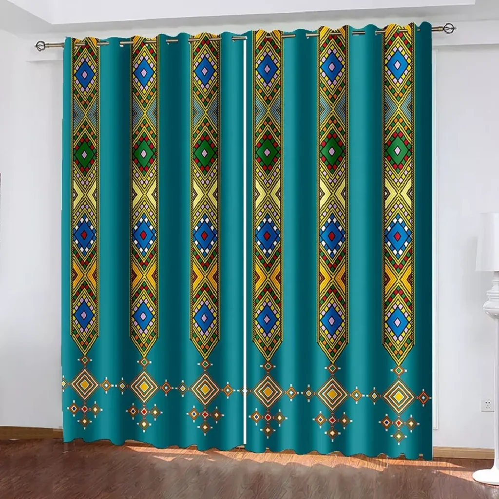 Ethiopian and Eritrean Traditional Curtains for Living Room Set Tilet ...