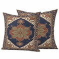 Ethnic Art Boho Outdoor Waterproof Throw Pillow Covers Set of 2, 16"x16 ...
