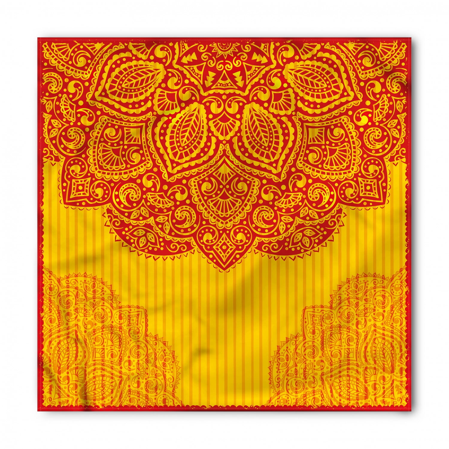 Ethnic Bandana, Retro Traditional Design, Unisex Head and Neck Tie, by ...