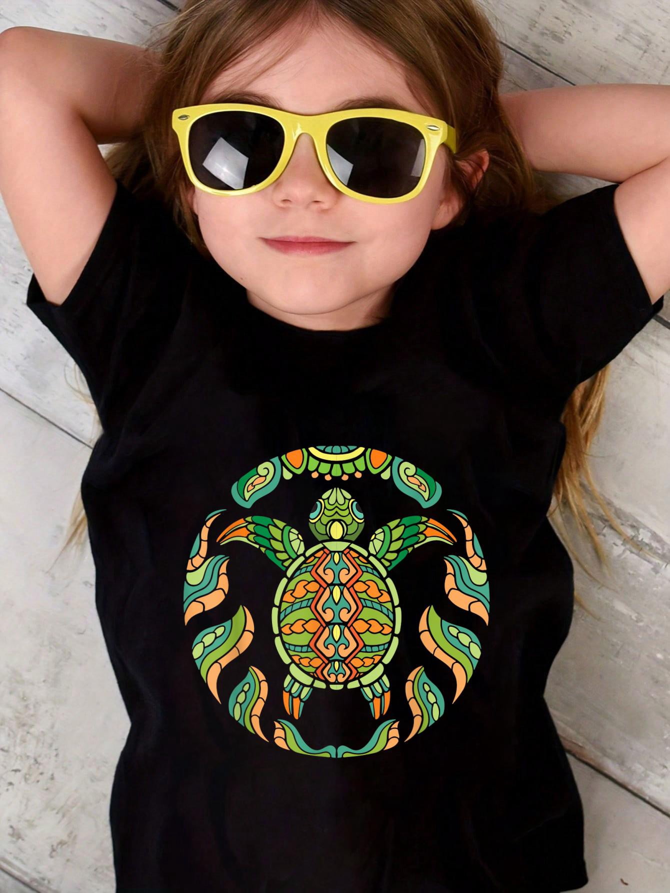 Ethnic Blue Turtle - Hawaiian Tribal Animal Lover Sea Beach Kids T ...