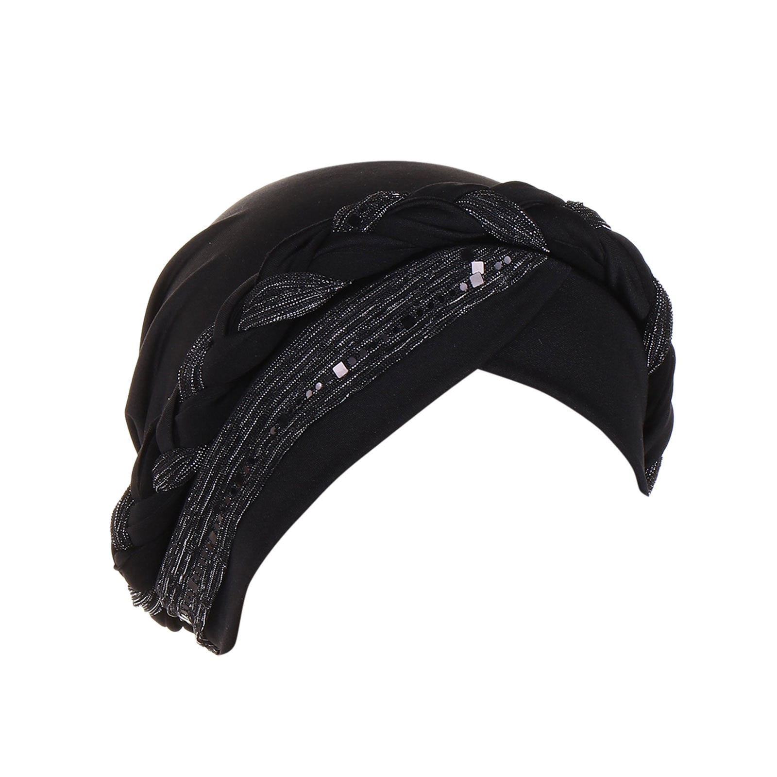 Ethnic Bohemian Floral Pleated Turban Headwrap Cover for Women Fashion ...