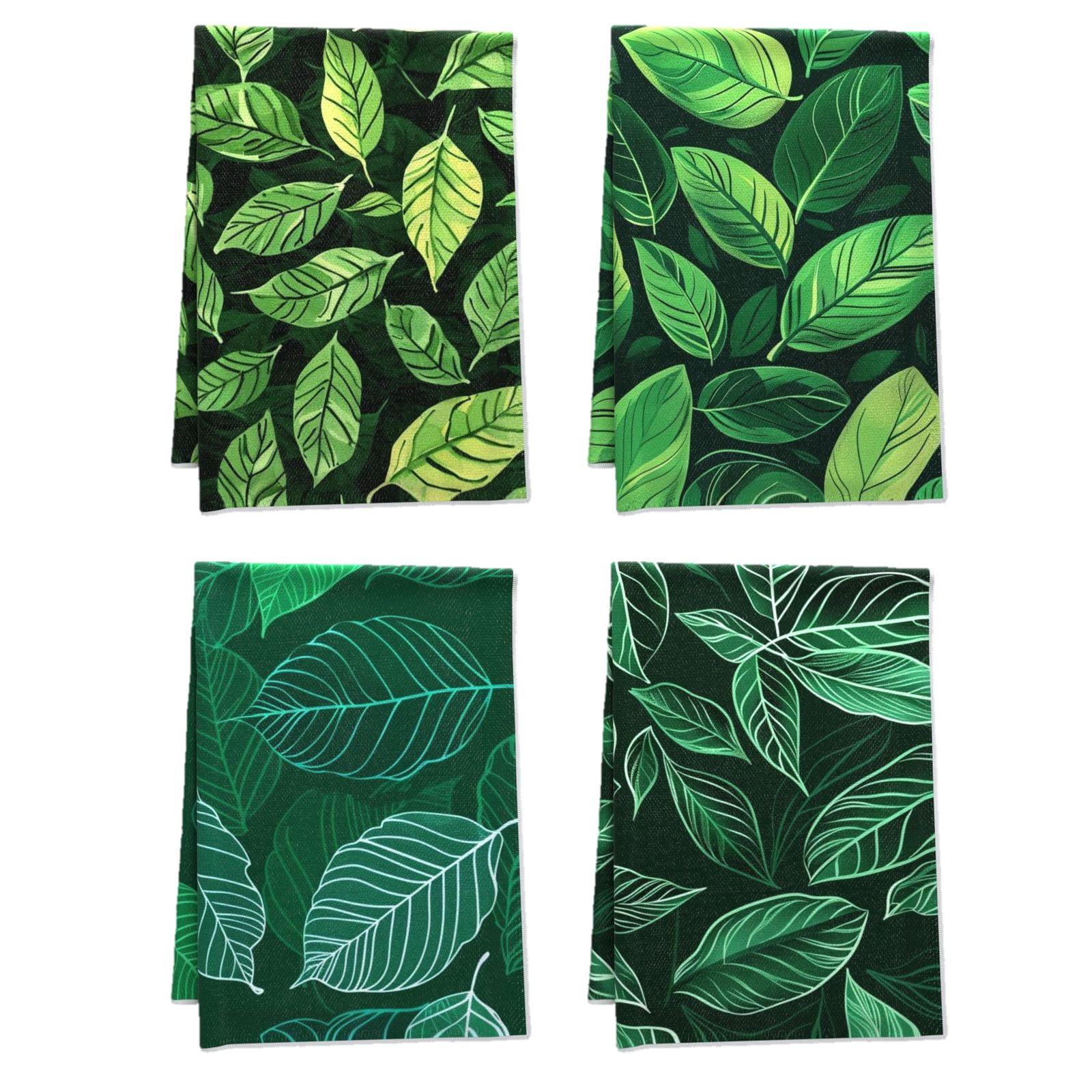 Ethnic Boho Hand Towel Breathable Symmetrical Lush Plants Towels ...