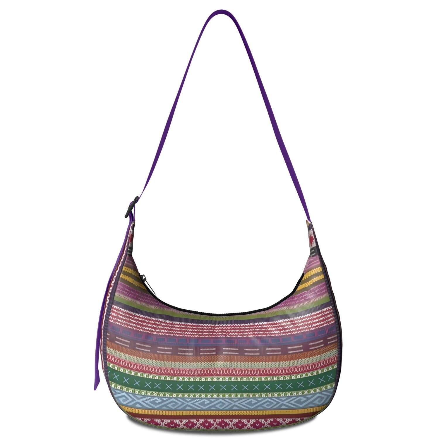 Ethnic Boho Style Crossbody Bag for Women Corduroy Shoulder Sling Purse ...