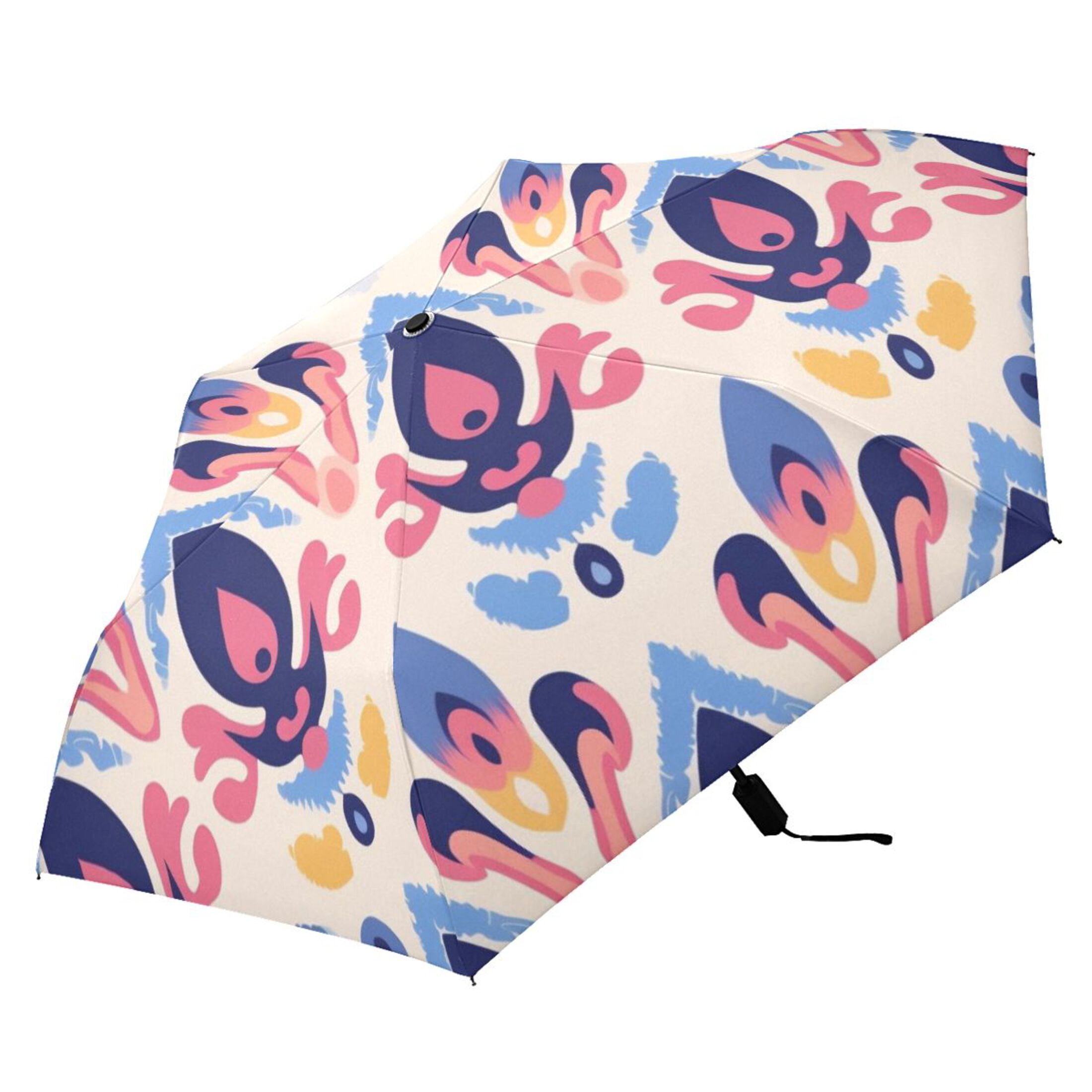 Ethnic Bohomia Compact Folding Umbrella for Rain Windproof Travel ...