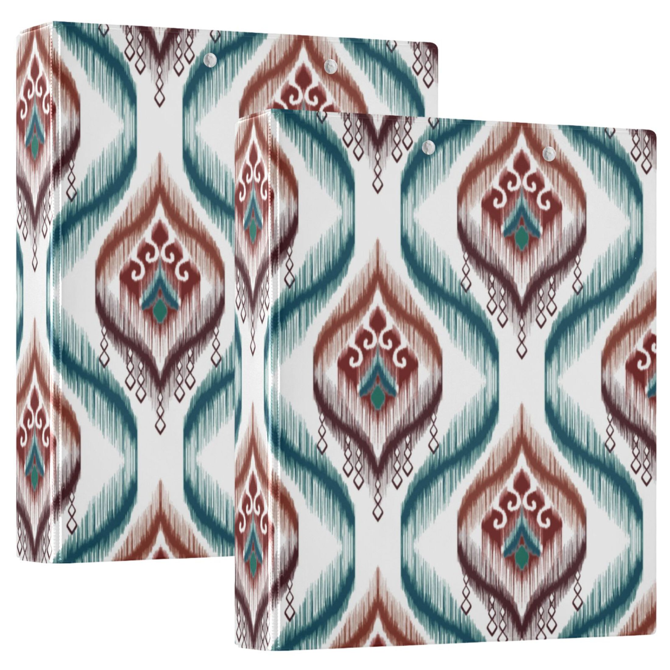 Ethnic Bohomia Tribal Mandala Hardcover 3 Ring Binder 1.5 inch Round ...