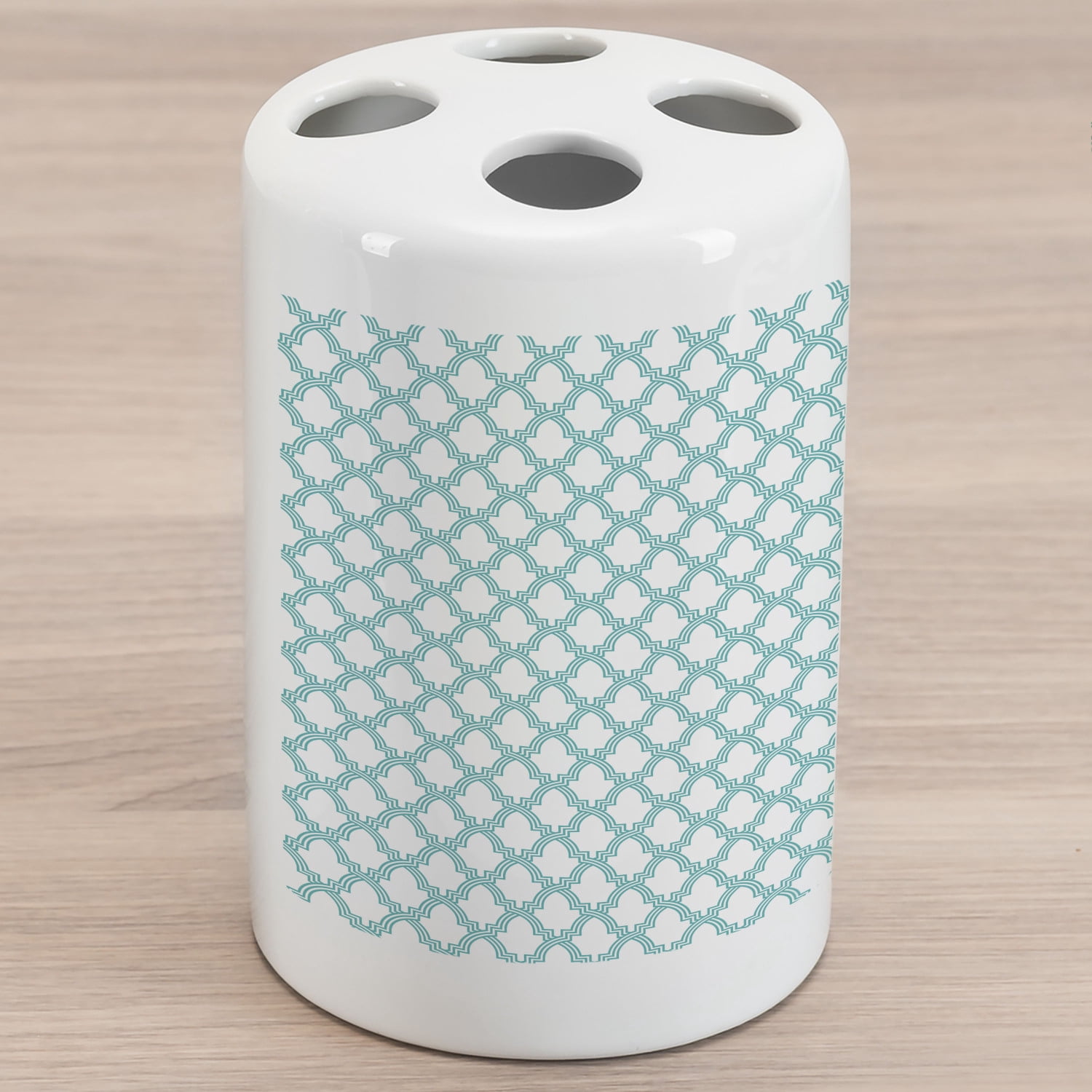 Ethnic Ceramic Toothbrush Holder, Moroccan Mosaic Tile Pattern Abstract ...
