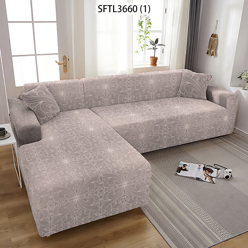 Ethnic European Print Living Room Texture Elastic Sofa Cover Modern ...