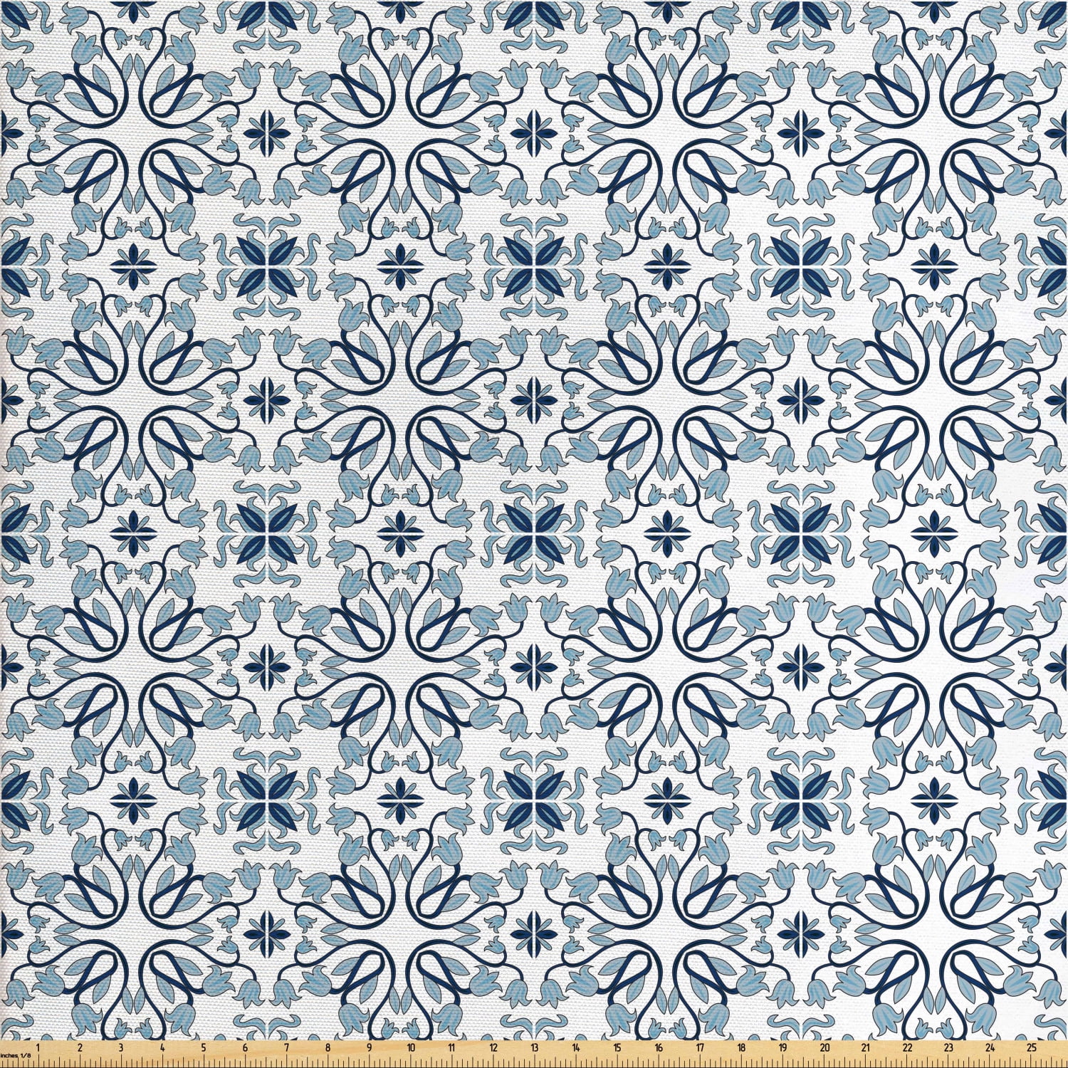 Ambesonne Traditional Fabric by the Yard Upholstery, Persian Palace ...