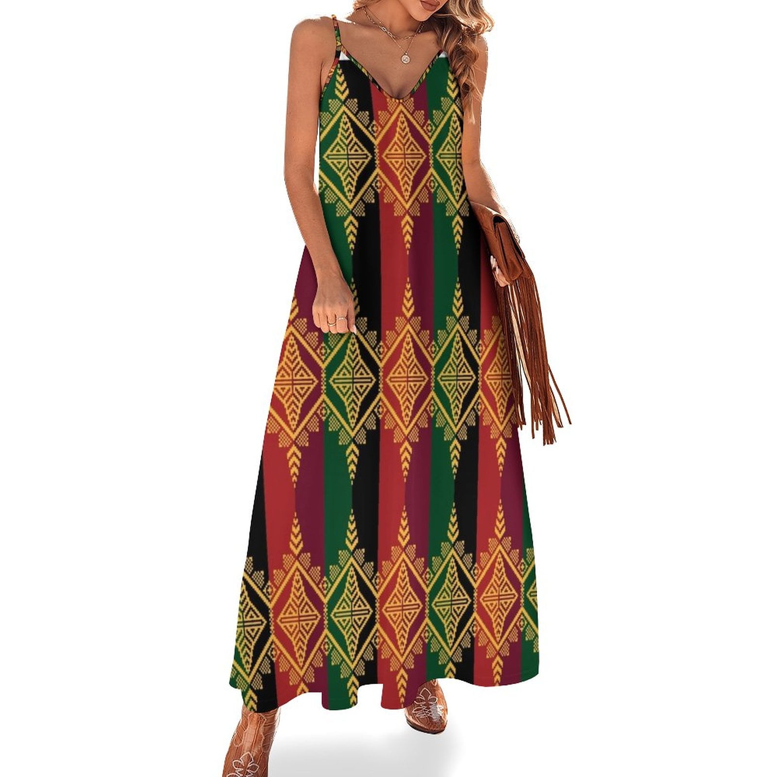 Ethnic Filipino Tribal Pattern - Inaul Sleeveless Dress dress for women ...