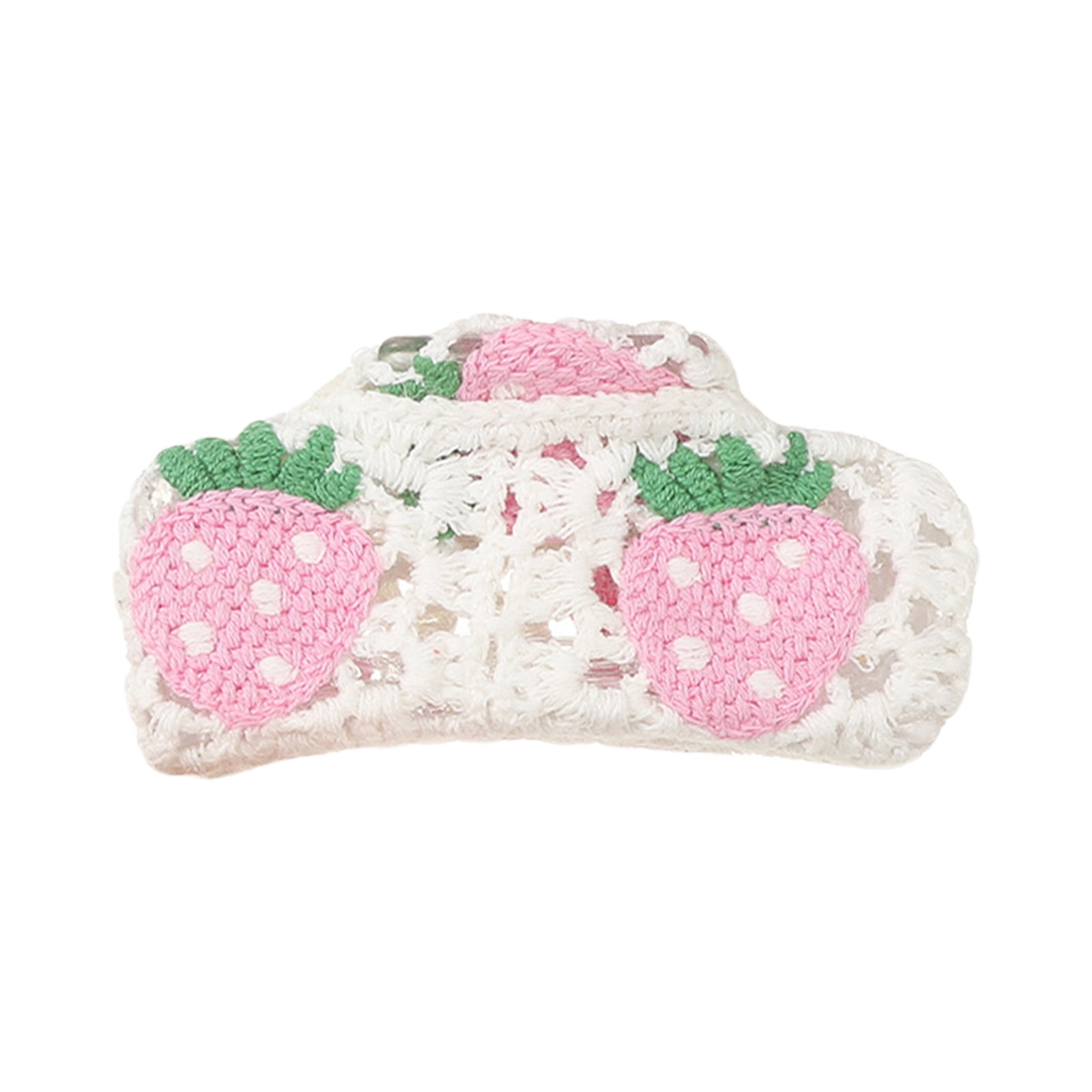 Ethnic Flower Hair Clip Handmade Crochet Hair Clamp NonSlip Secure Grip ...