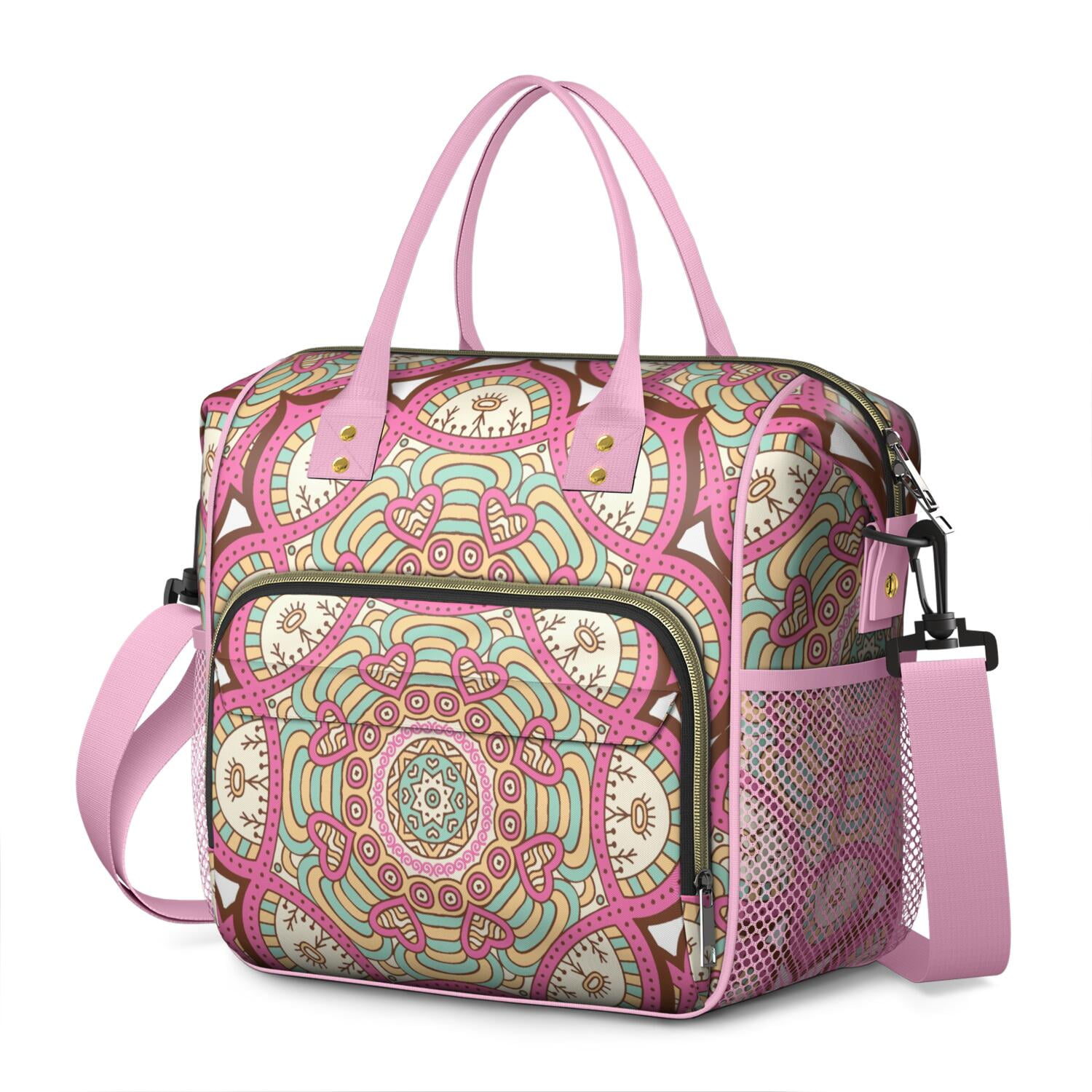 Ethnic Inspired Symmetrical Mandala Cooler Bag - Ideal for Parents ...