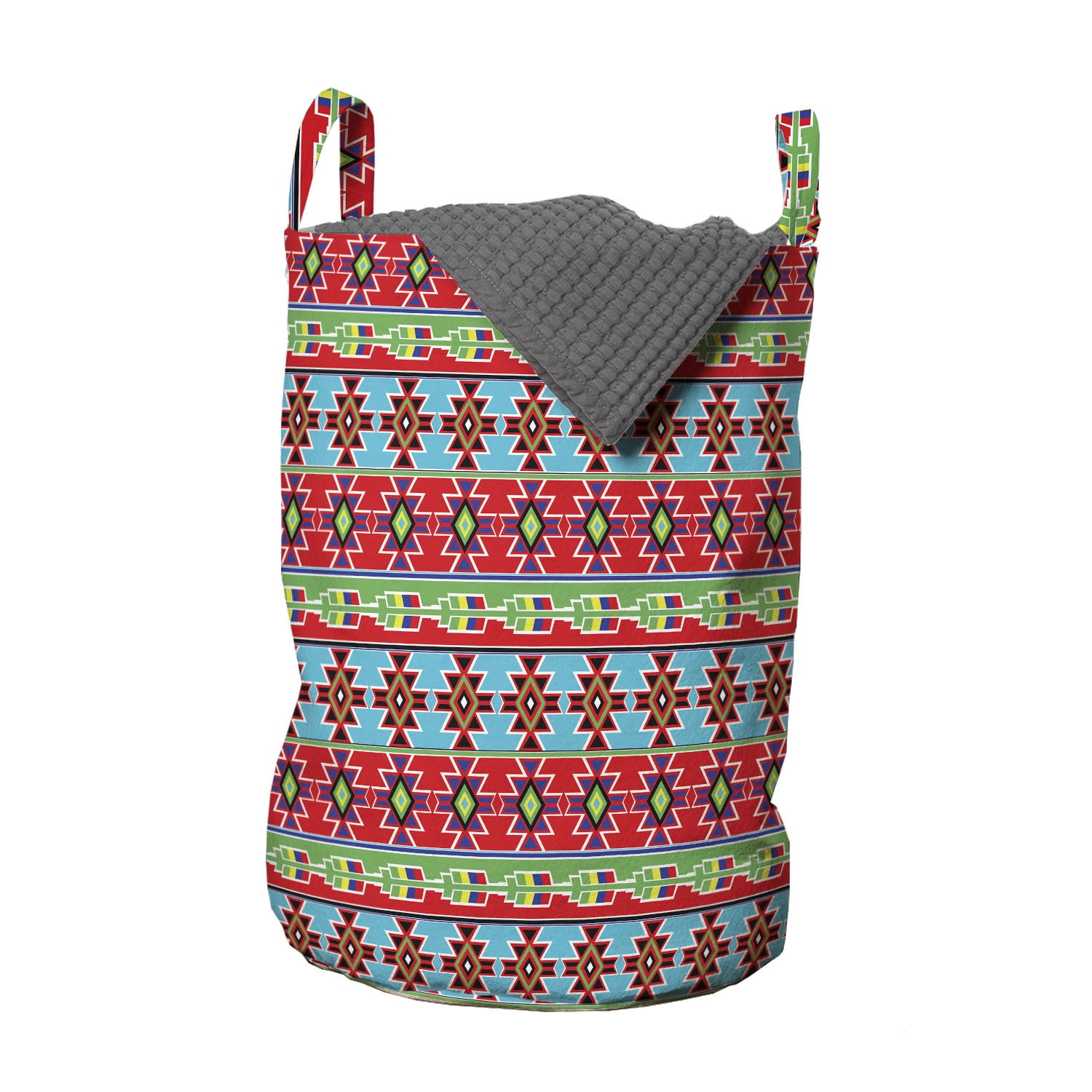 Ethnic Laundry Bag, Continuous Demonstration of Colorful and Ethnic ...