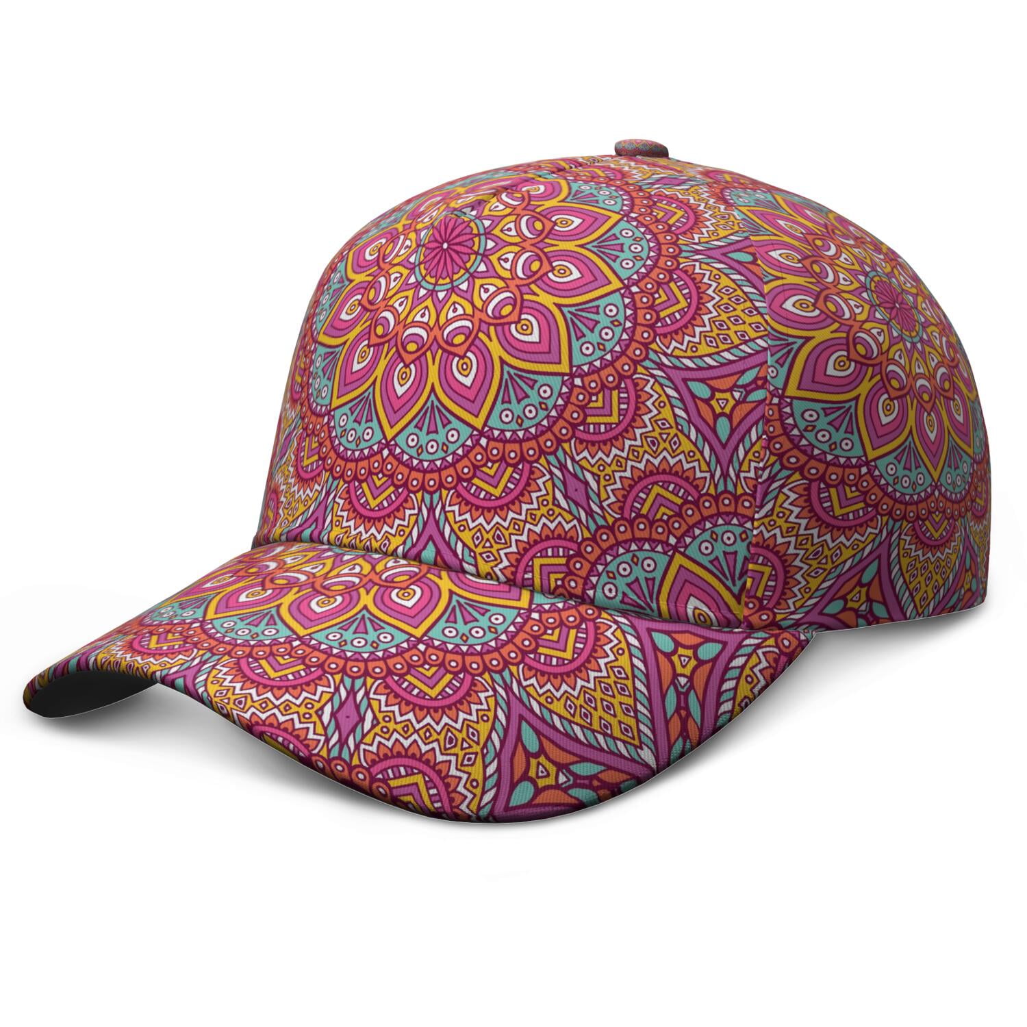 Ethnic Mandala Art Baseball Cap Unisex Adjustable Sun Protection Dad ...