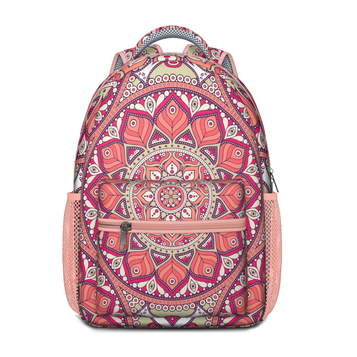 Ethnic Mandala Art Waterproof School Backpack with Spinal Support ...