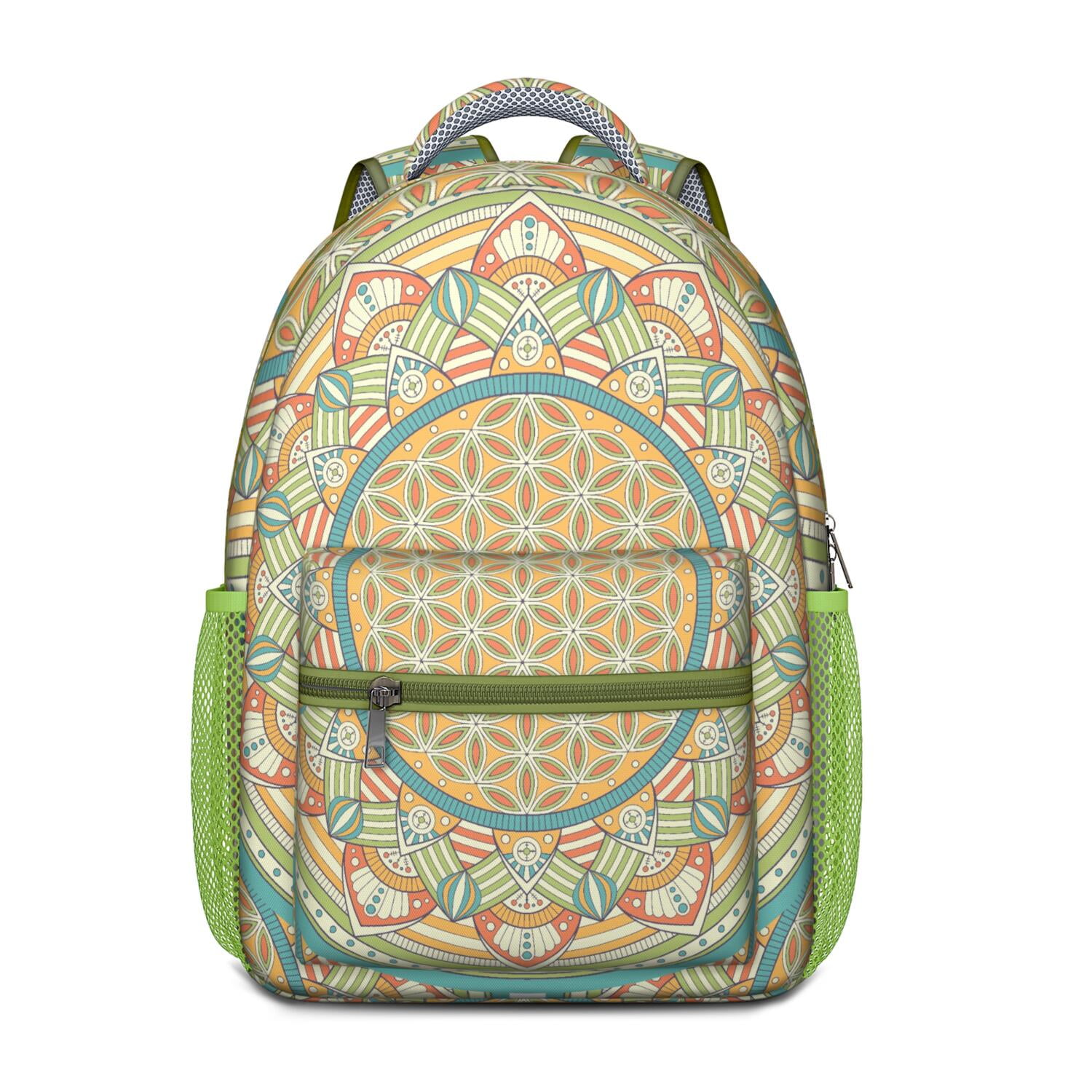Ethnic Mandala Backpack for Elementary Students with Sacred Tribal ...