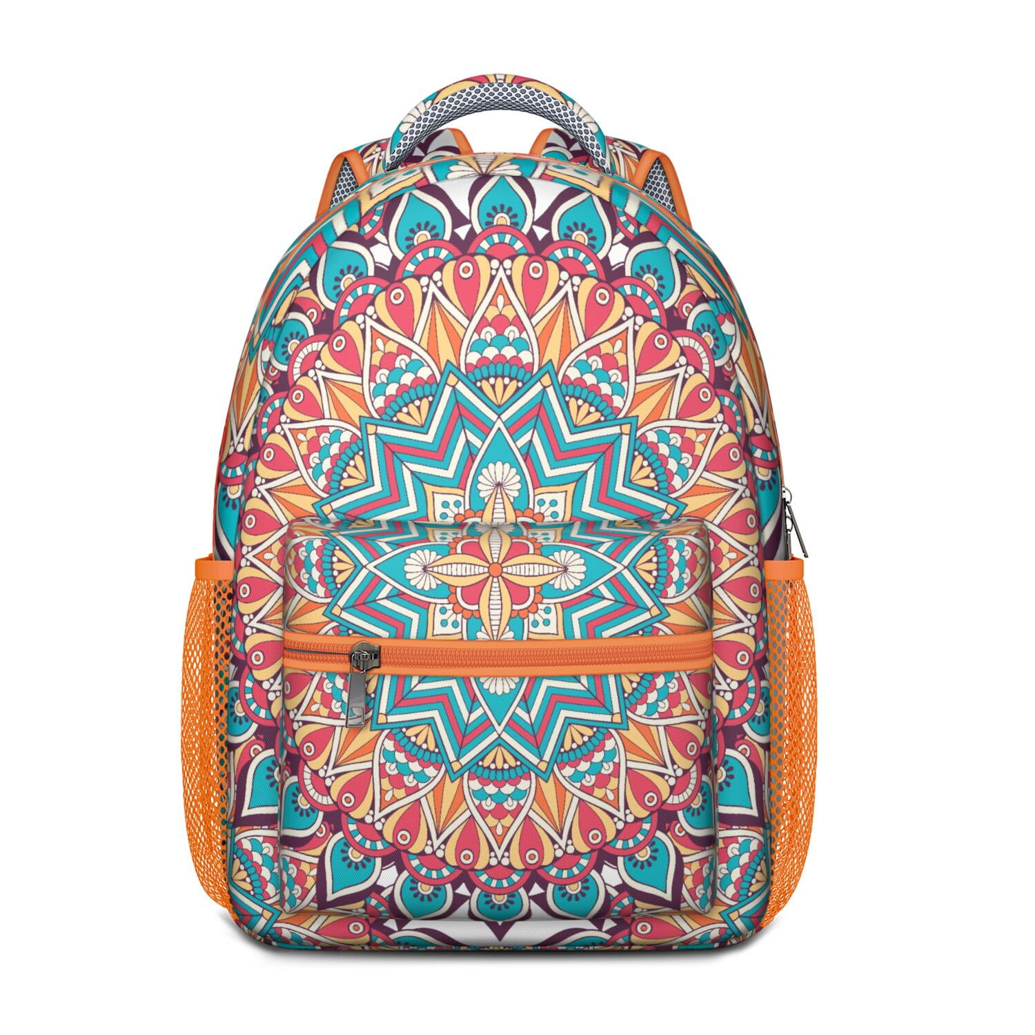 Ethnic Mandala Backpack for Elementary Students with Sacred Tribal ...