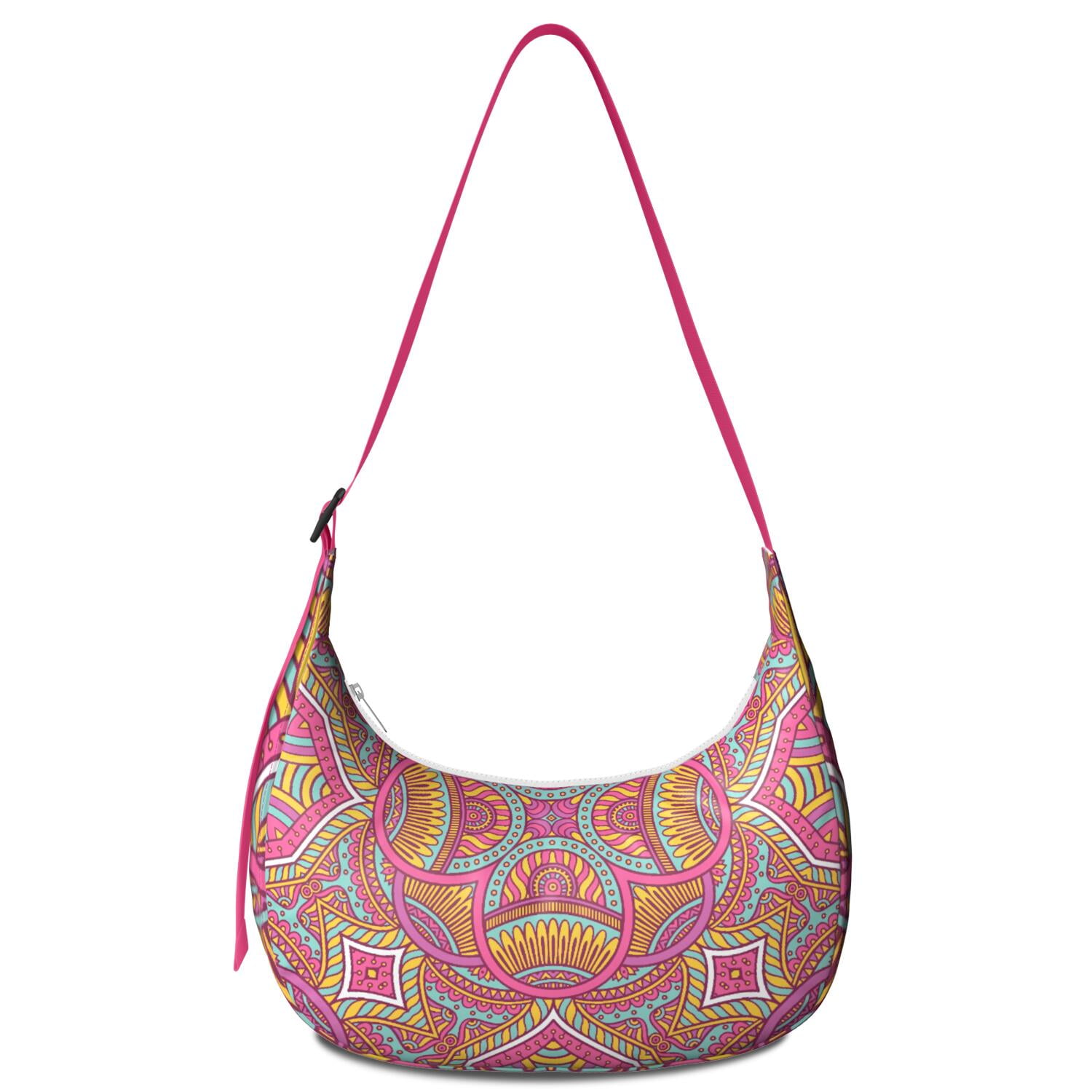 Ethnic Mandala Dreamy Crossbody Bag for Women Trippy Bohemian Shoulder ...