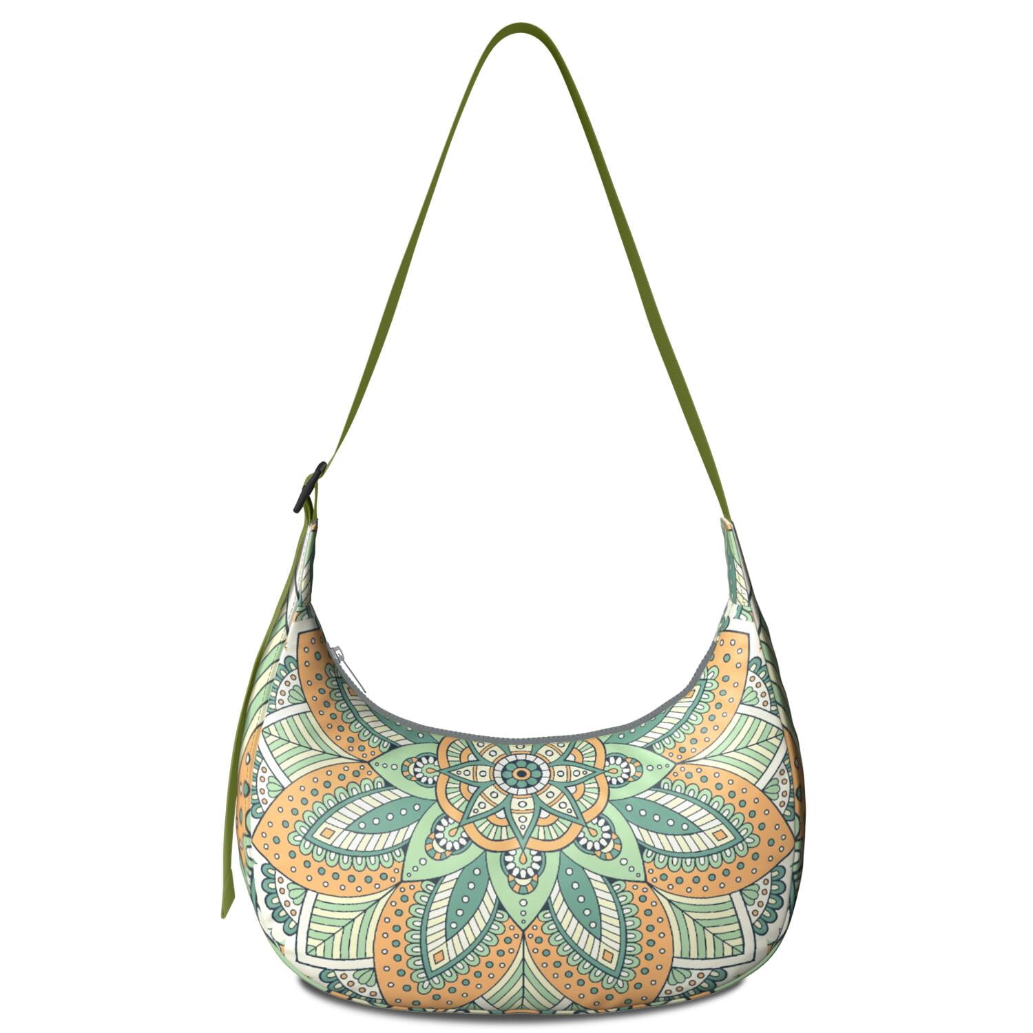Ethnic Mandala Dreamy Crossbody Bag for Women Trippy Bohemian Shoulder ...