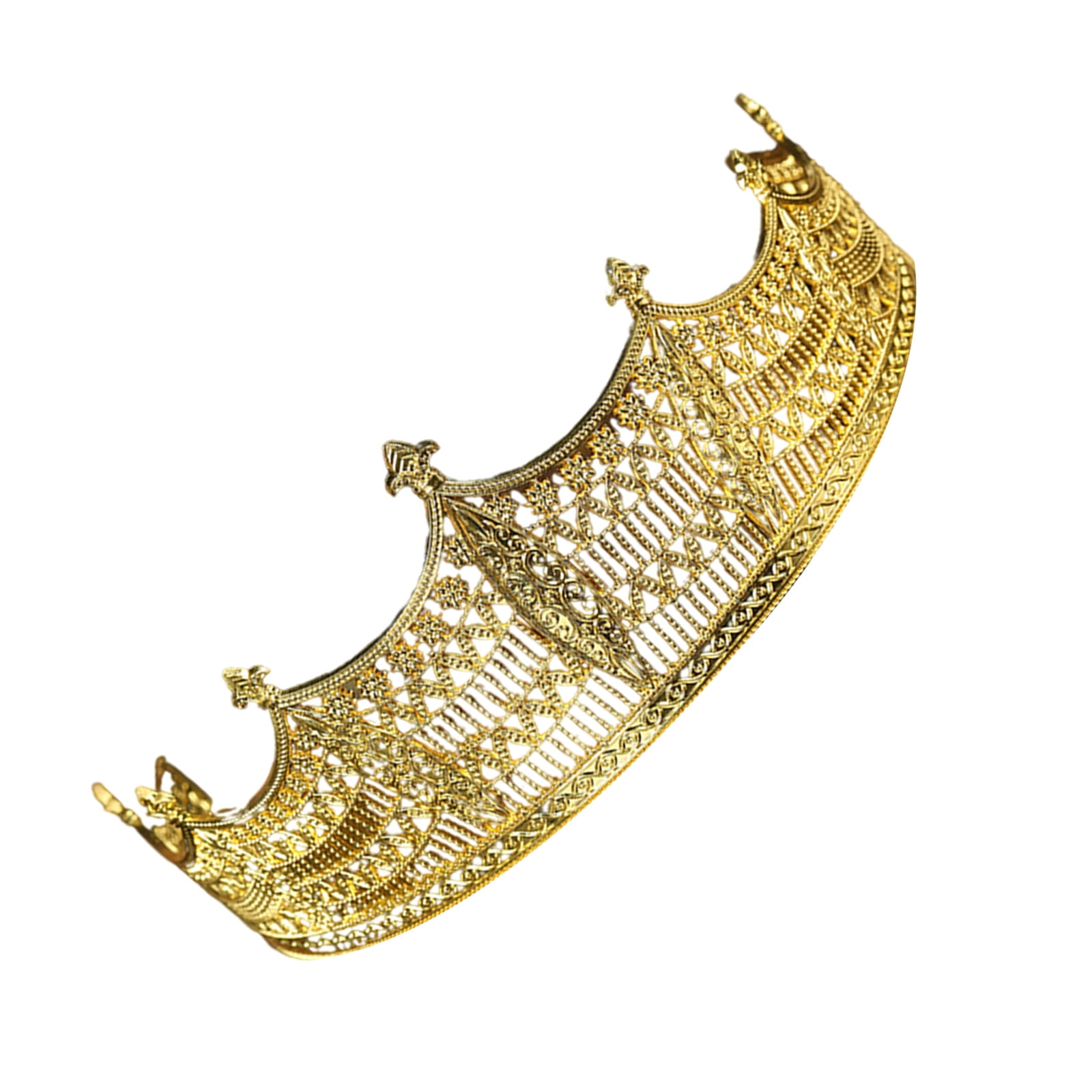 Ethnic Metal Crown for Adult Arabian Wedding Crown Festival Crown ...