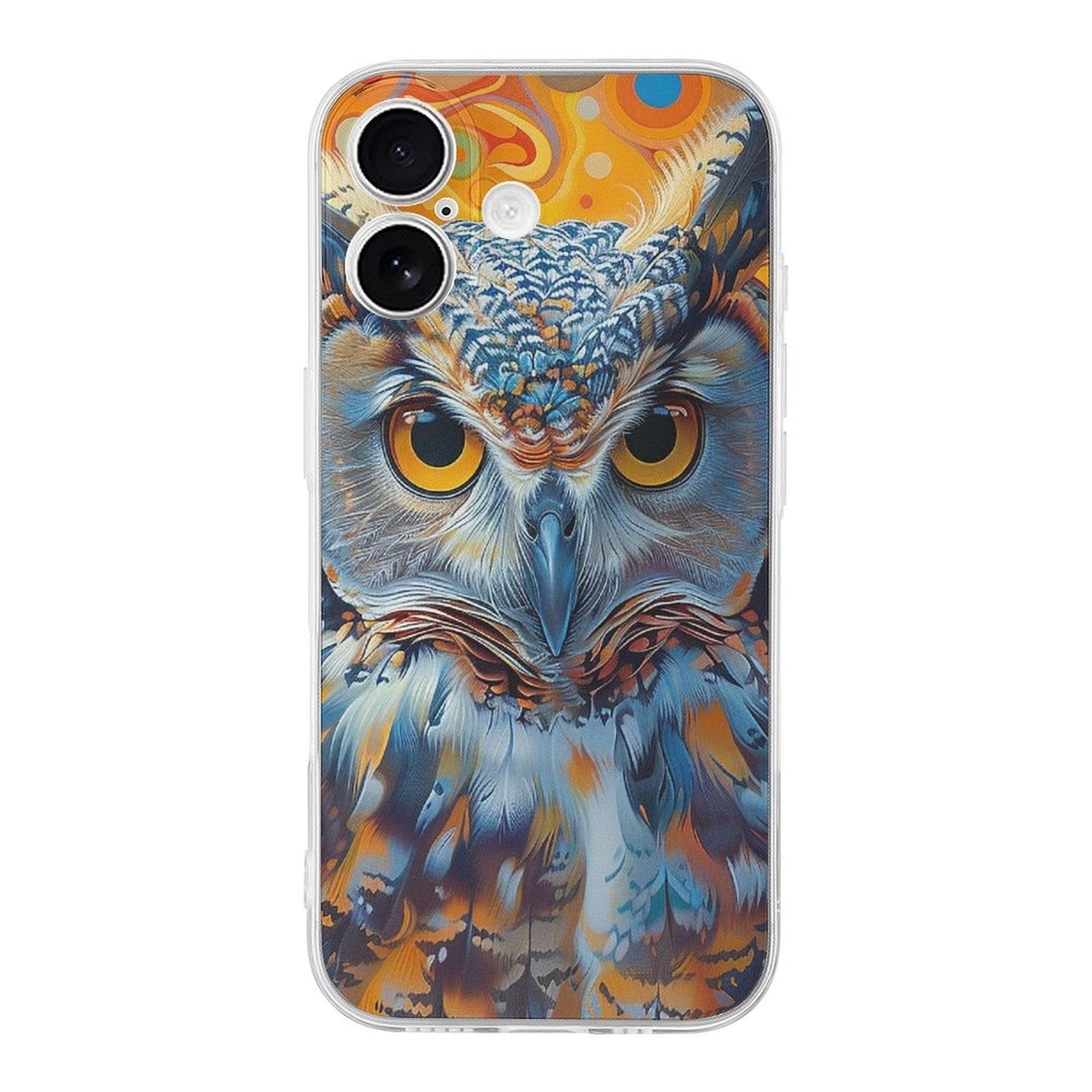 Ethnic Owl Psychedelic Phone Case Compatible with iPhone 17 TPU ...