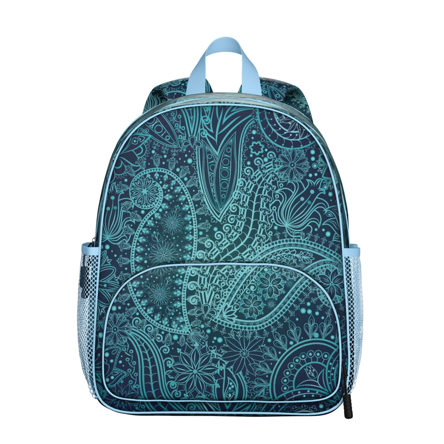 Ethnic Paisley School Backpack - Waterproof Ergonomic Student Daypack ...