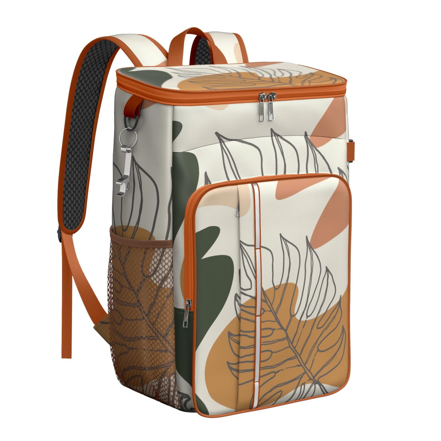 Ethnic Pattern Cooler Backpack – Leakproof Insulated Bag with Artistic ...