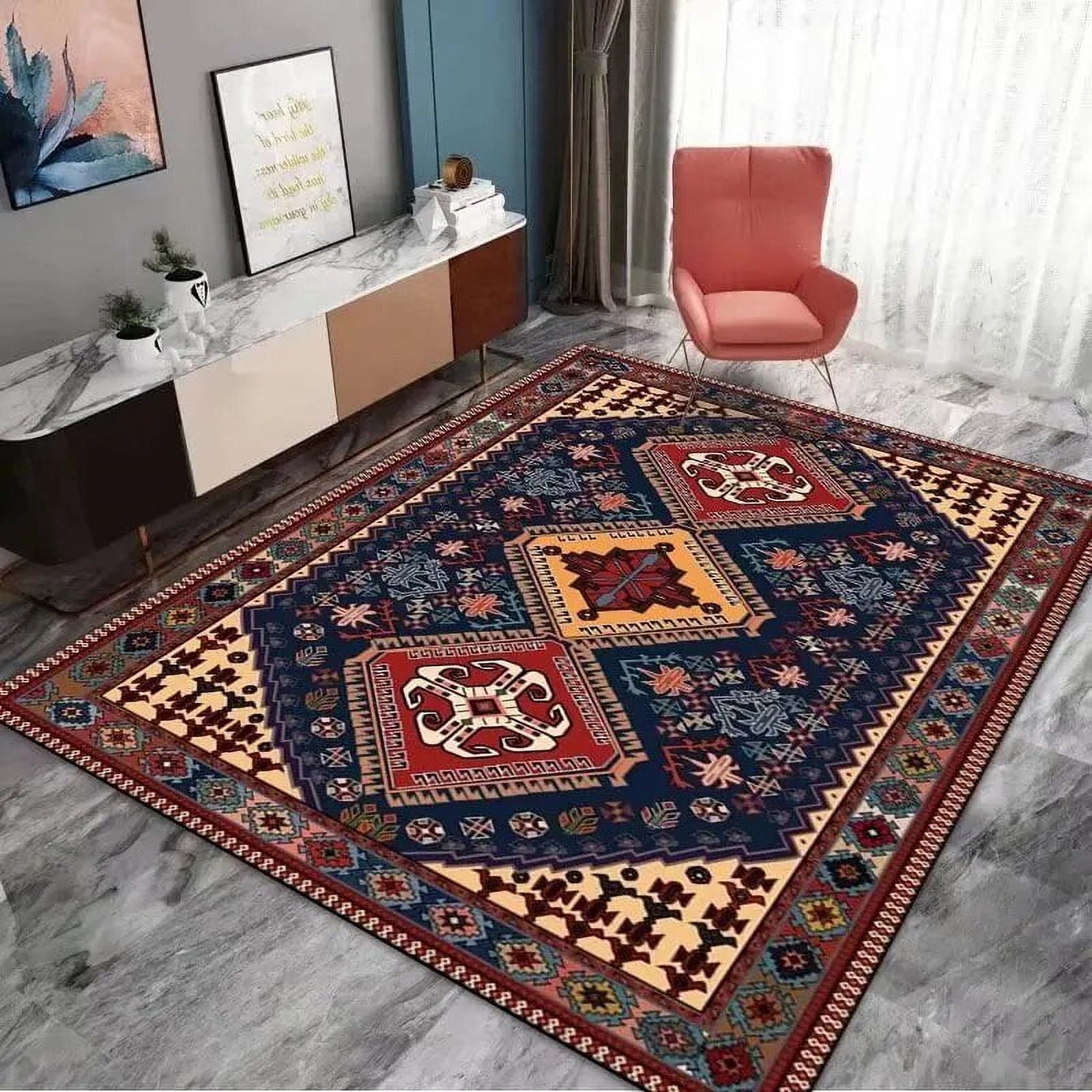 Ethnic Retro Style Carpet for Living Room Large Area 200x300 Decorative ...