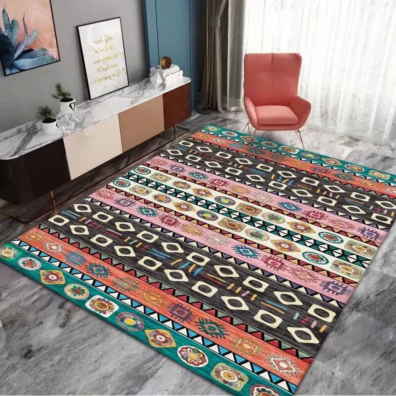 Ethnic Retro Style Carpet for Living Room Large Area 200x300 Decorative ...