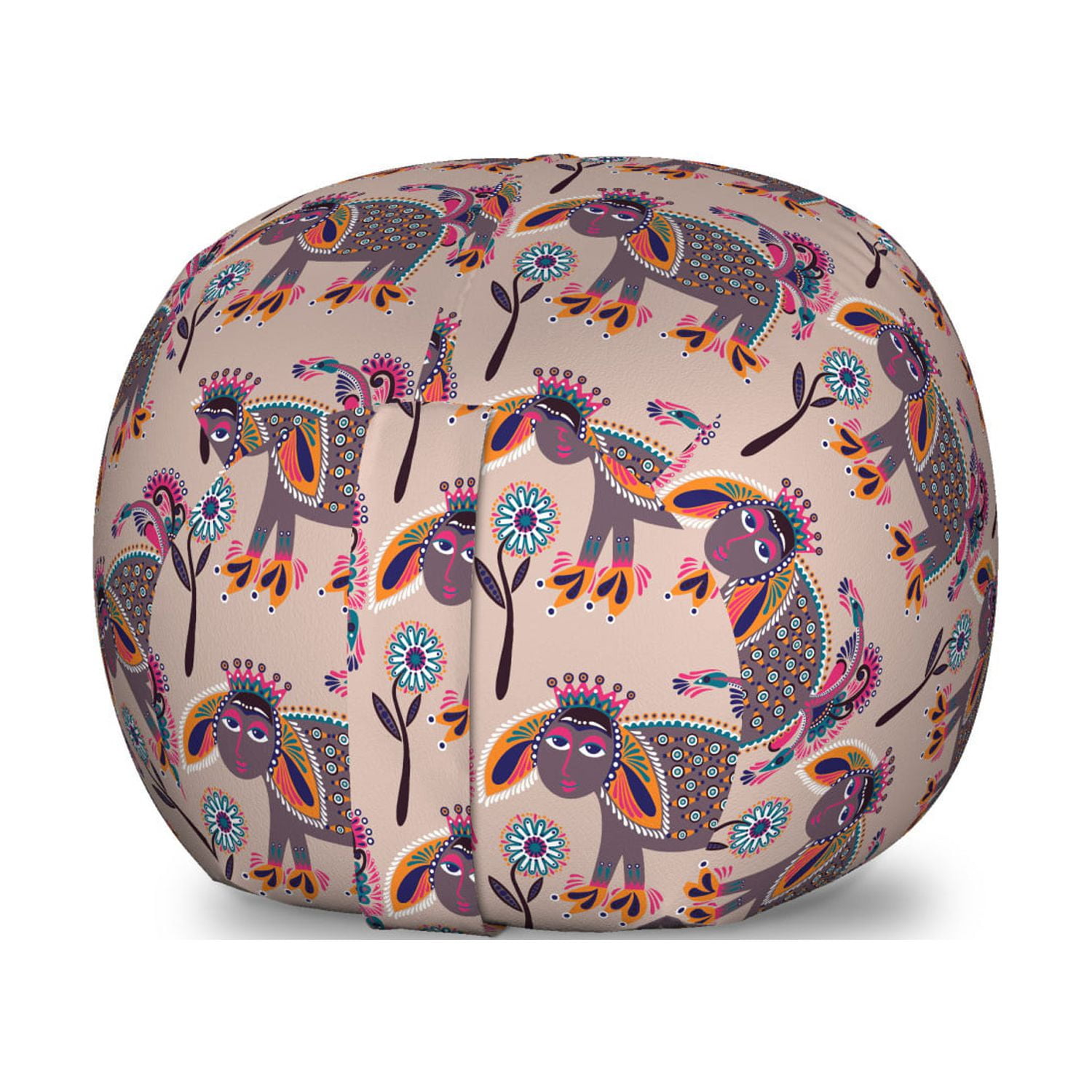 Ethnic Storage Toy Bag Chair, Repetitive and Ukrainian Folktales ...