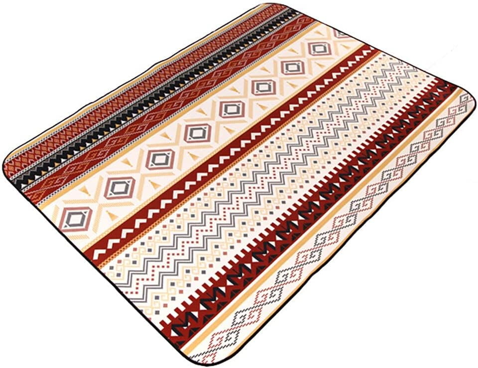 Ethnic Style Beach Blanket, Waterproof,with Carry Handle, Aluminium ...