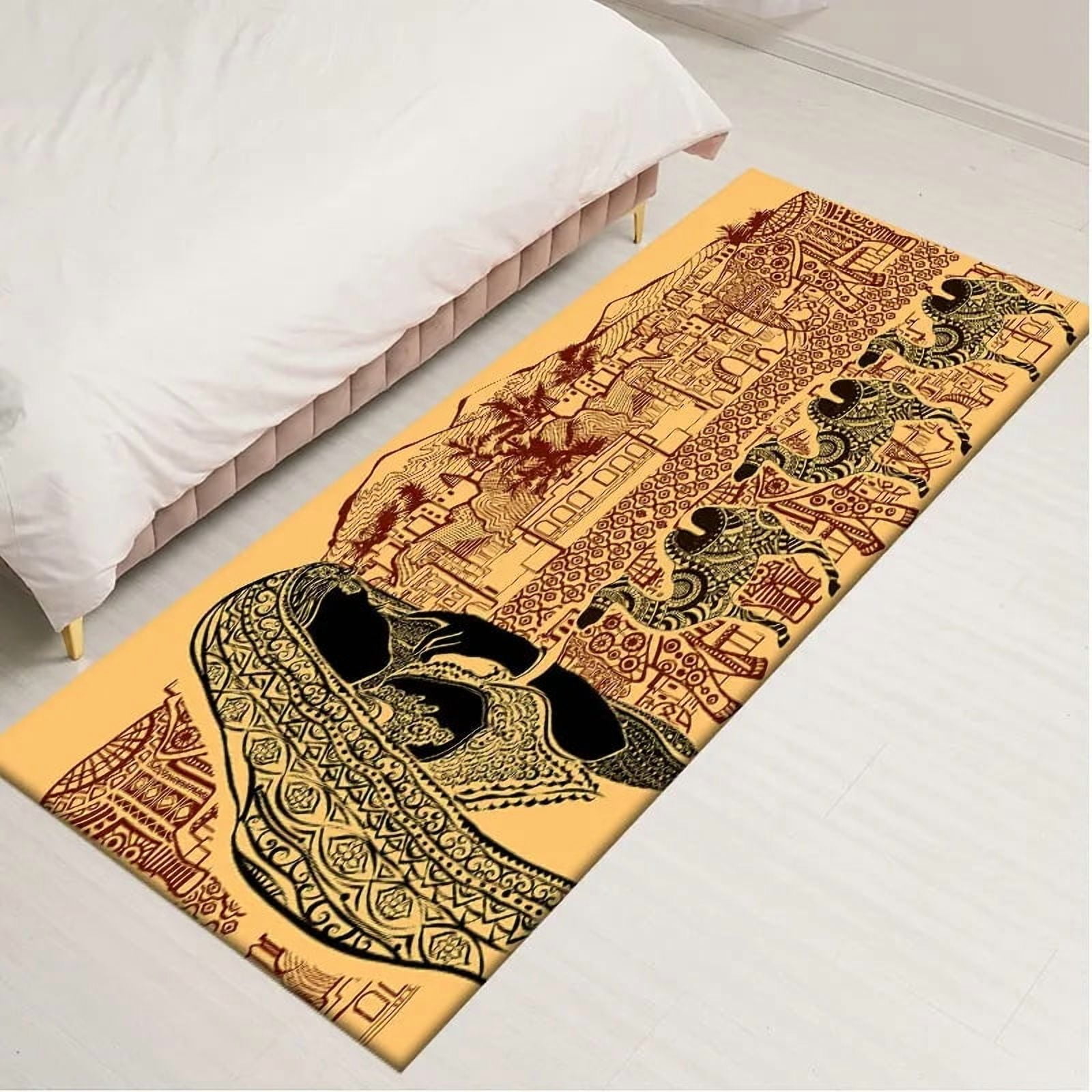 Ethnic Style Carpets for Living Room Bedroom Traditional African Woman ...