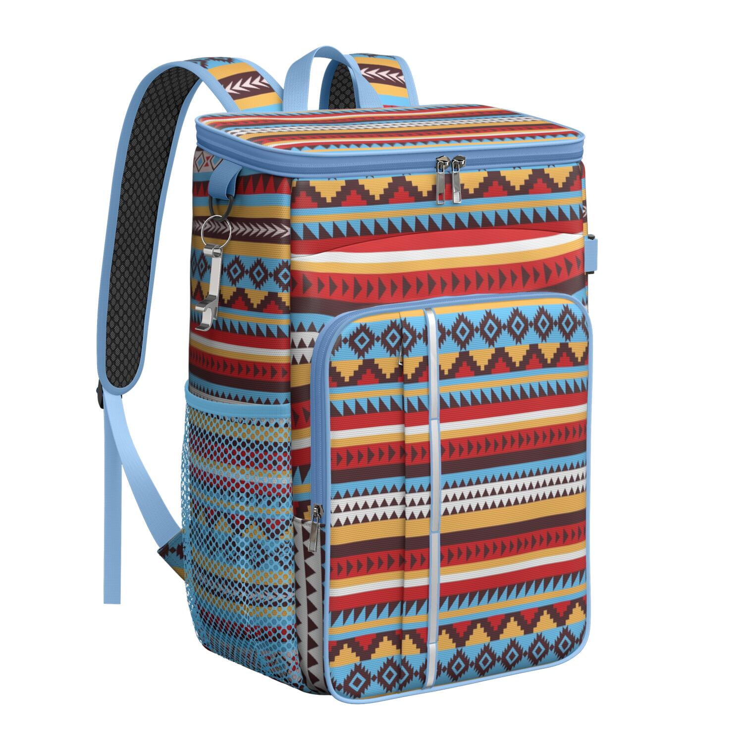 Ethnic Style Cooler Backpack – Insulated Leakproof Lunch Backpack with ...