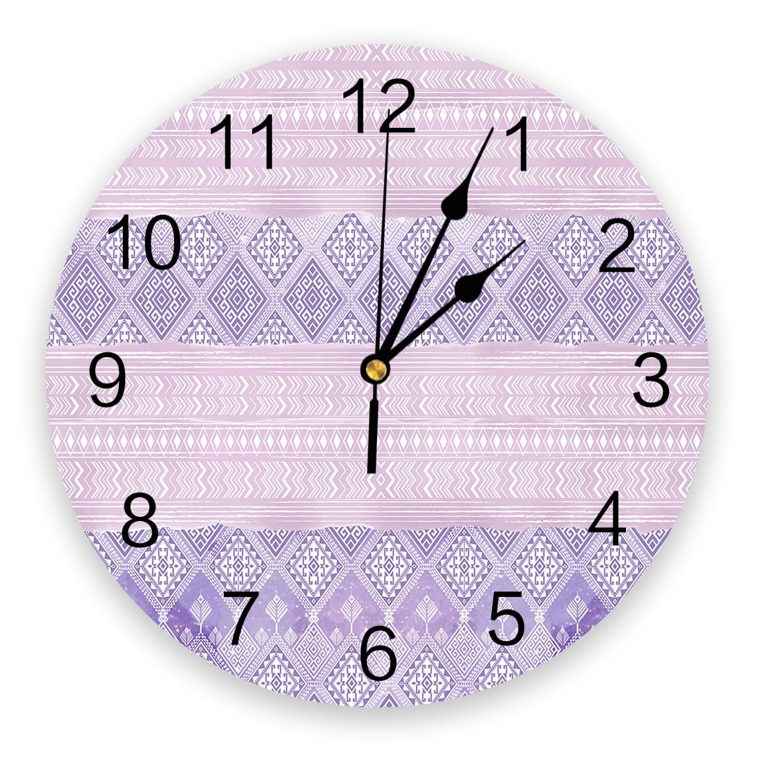 Ethnic Style Geometry New Wall Clock Fashion Living Room Quartz Watch ...