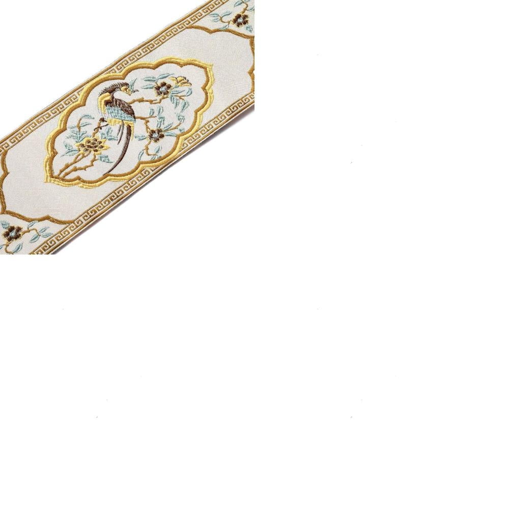 Ethnic Style Jacquard Polyester Ribbons Garment Accessories Single Face ...