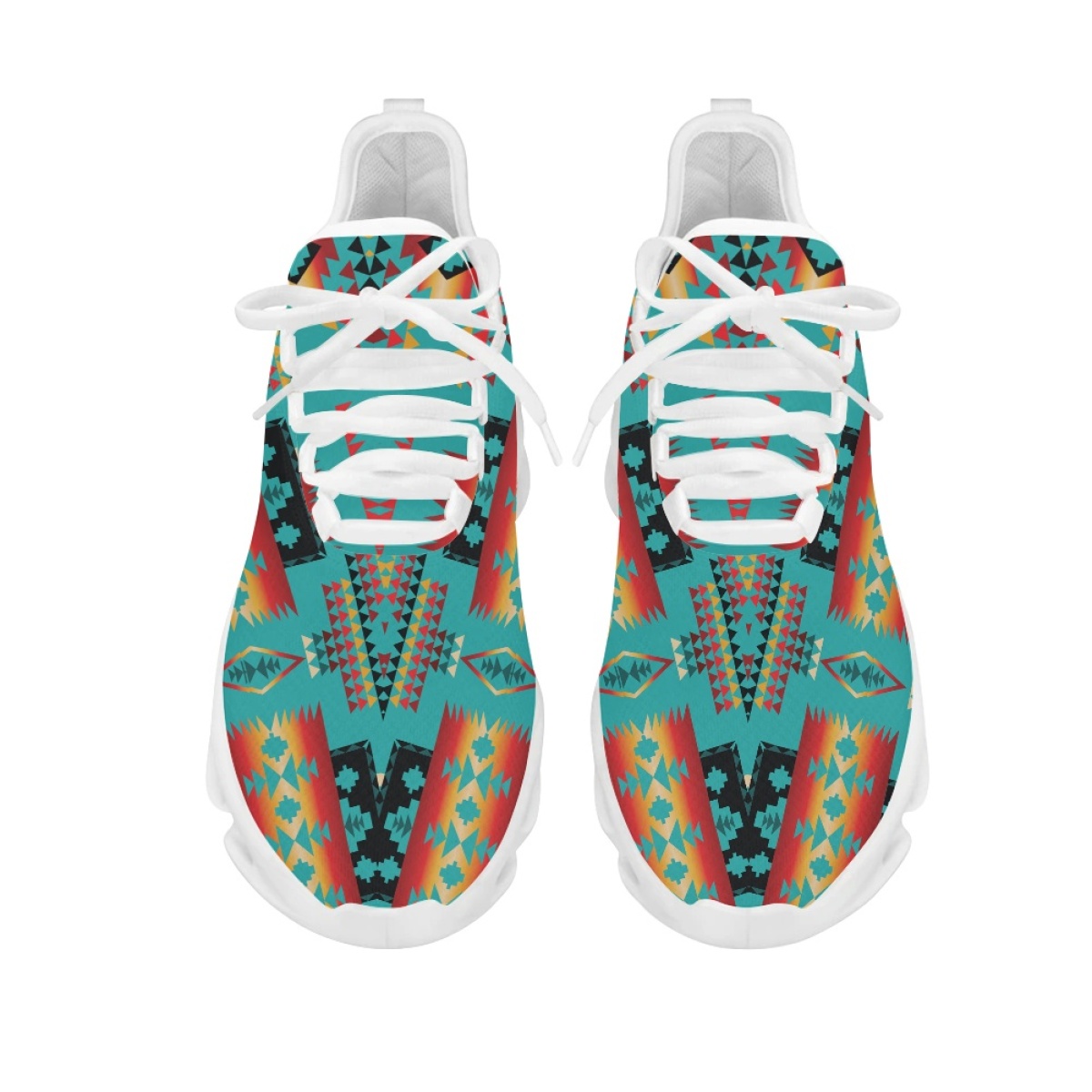 Ethnic Tribal Aztec Pattern Mesh Shock Absorbing Running Shoes Trend ...