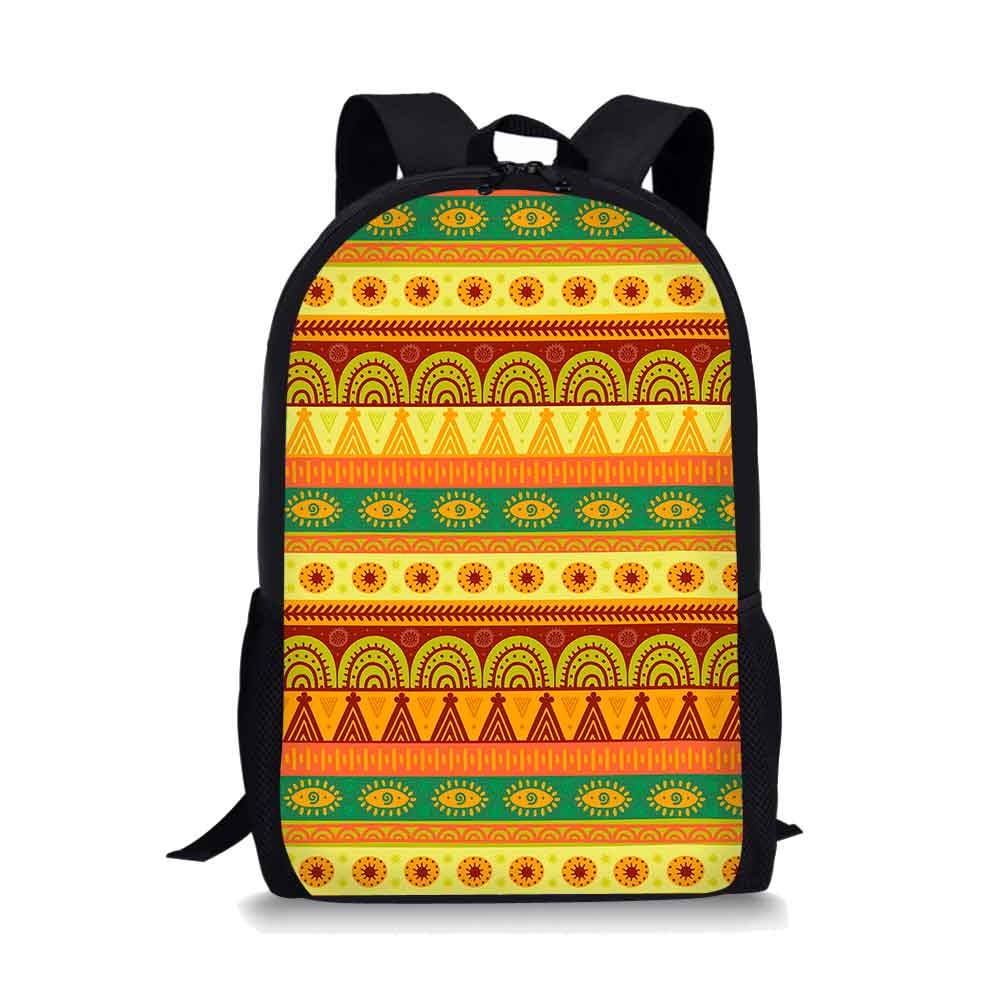 Ethnic Tribal Style Pattern Backpack Bags For Teenage Outdoor Travel ...