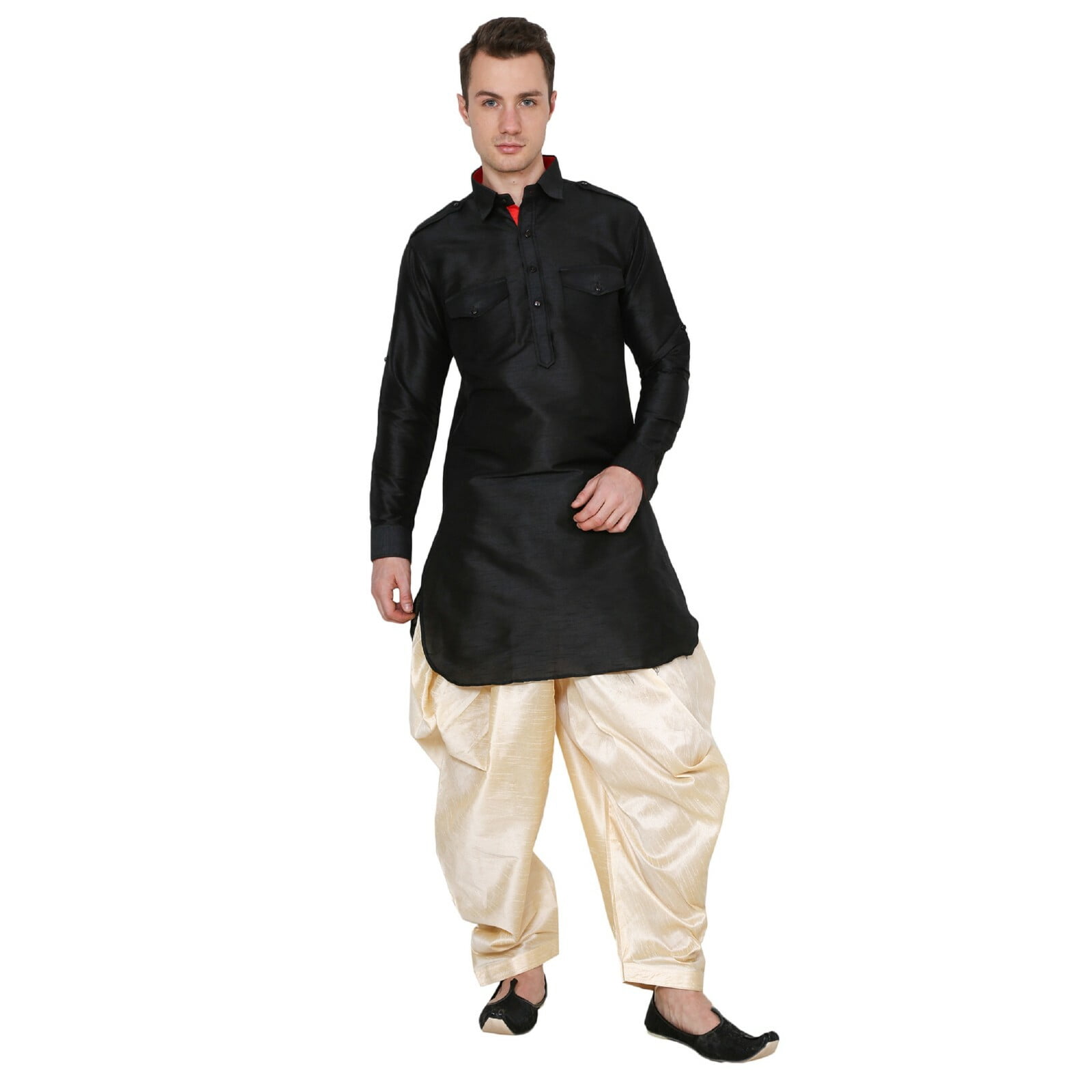 Bollywood Designer Indian Silk Festive Diwali Pathani Salwar Kamij ...