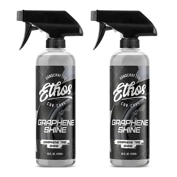 Ethos Graphene Shine - Trim & Tire Shine Spray, High Sheen, Non Greasy ...