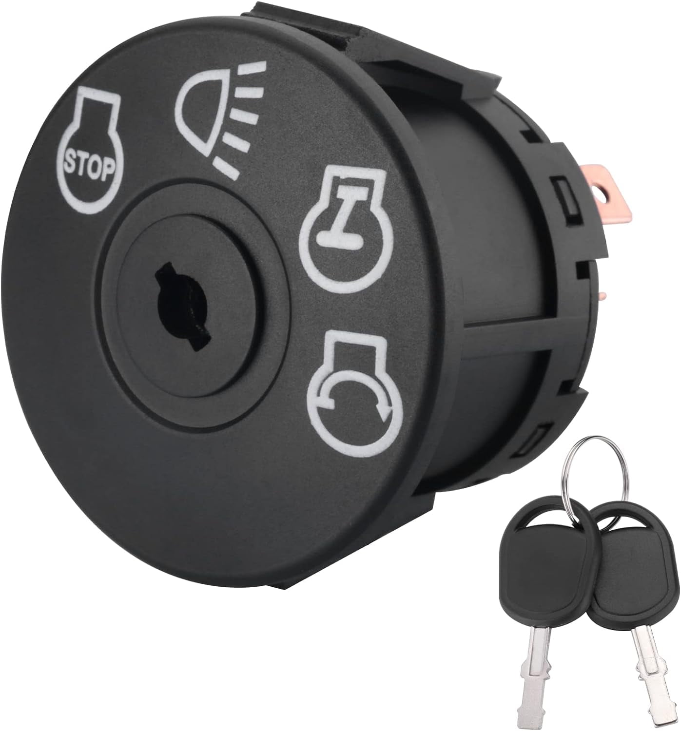 Ethyie Ignition Starter Switch 4 Position with Key Compatible with Craftsman Hu sqvarna Lawn ...