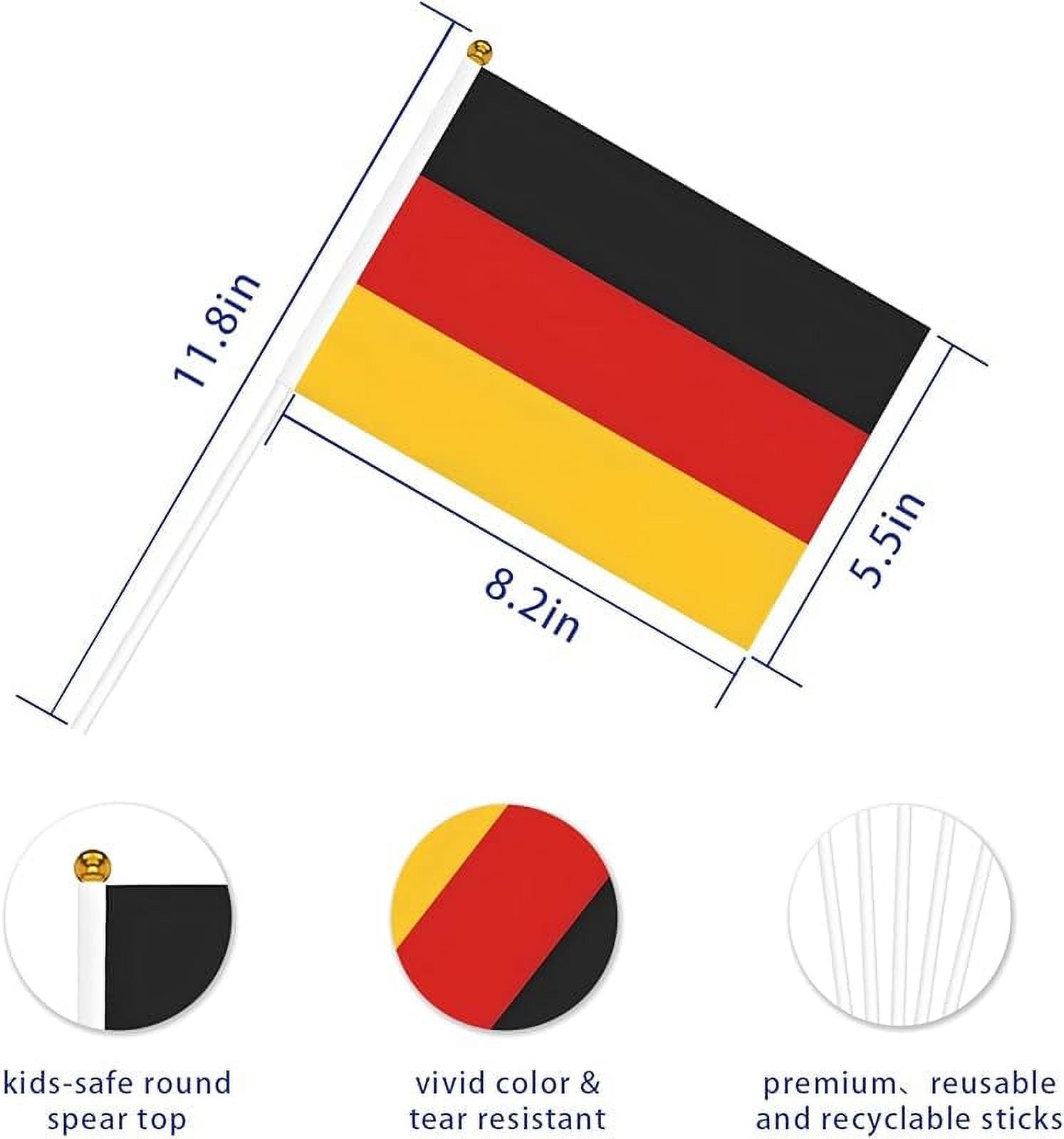 Ethyie Israel Flags on Stick 20 Pack, Small Handheld Israeli Flags ...