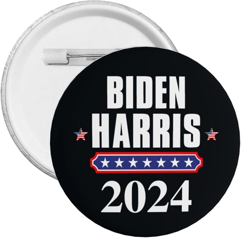 Ethyie Round Badges, Biden Harris 2024 Biden 2024 Biden Kamala Harris ...