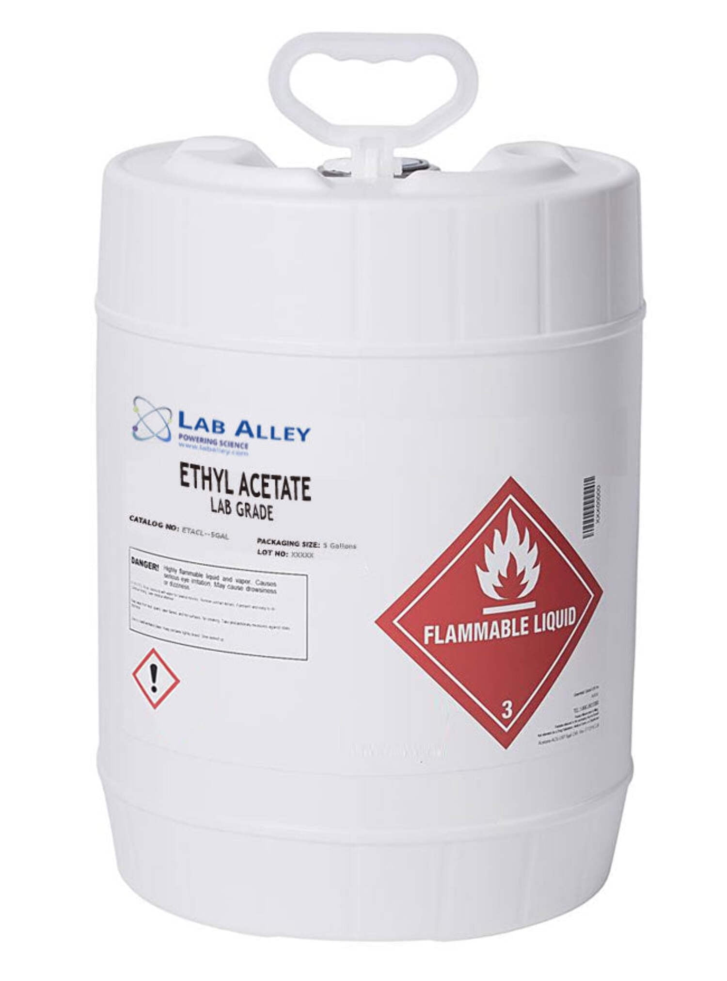 Ethyl Acetate Lab Grade 5GAL - Walmart.com