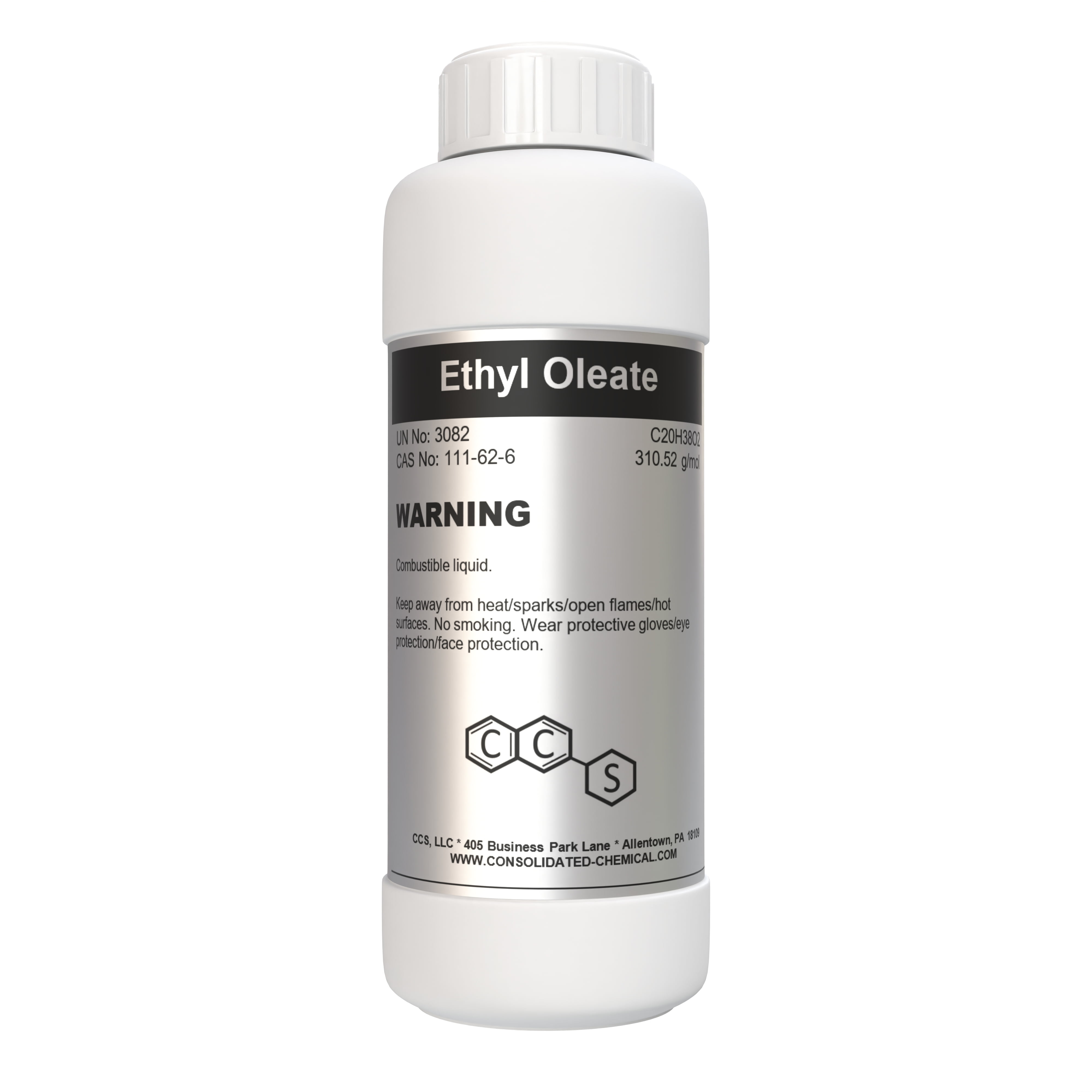 Ethyl Oleate – High-Purity Solvent and Carrier Oil - 500mL (16 fl oz ...